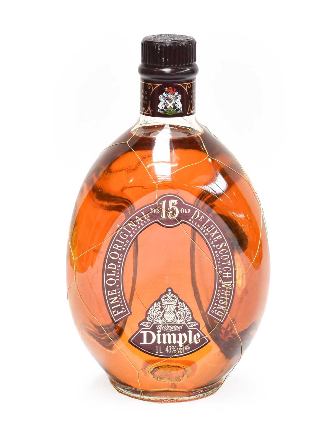 Lot 385 - The Original Dimple Deluxe Scotch Whiskey,