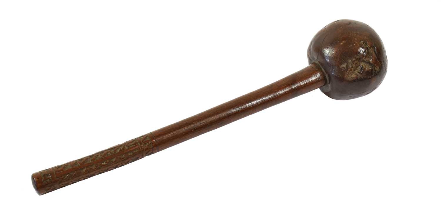 Lot 3191 - A 19th Century Fijian Ula (Throwing Club),
