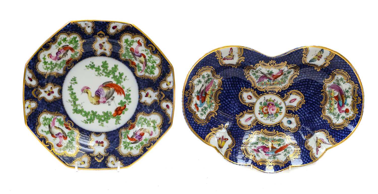 Lot 287 - A Samson of Paris scale blue ground mask jug