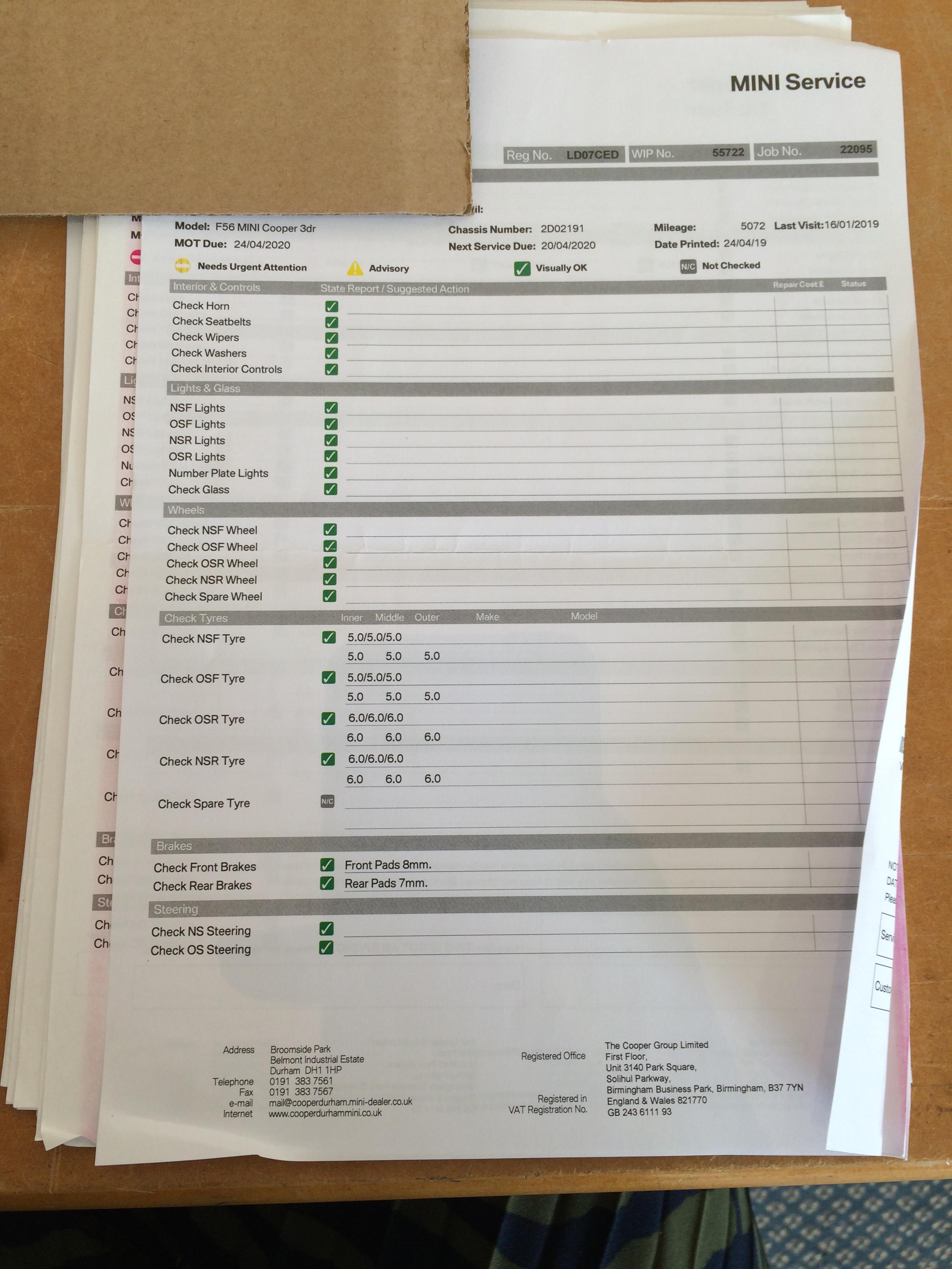 Lot 11 - 2016 Mini Cooper 3 Door (Auto) Registration