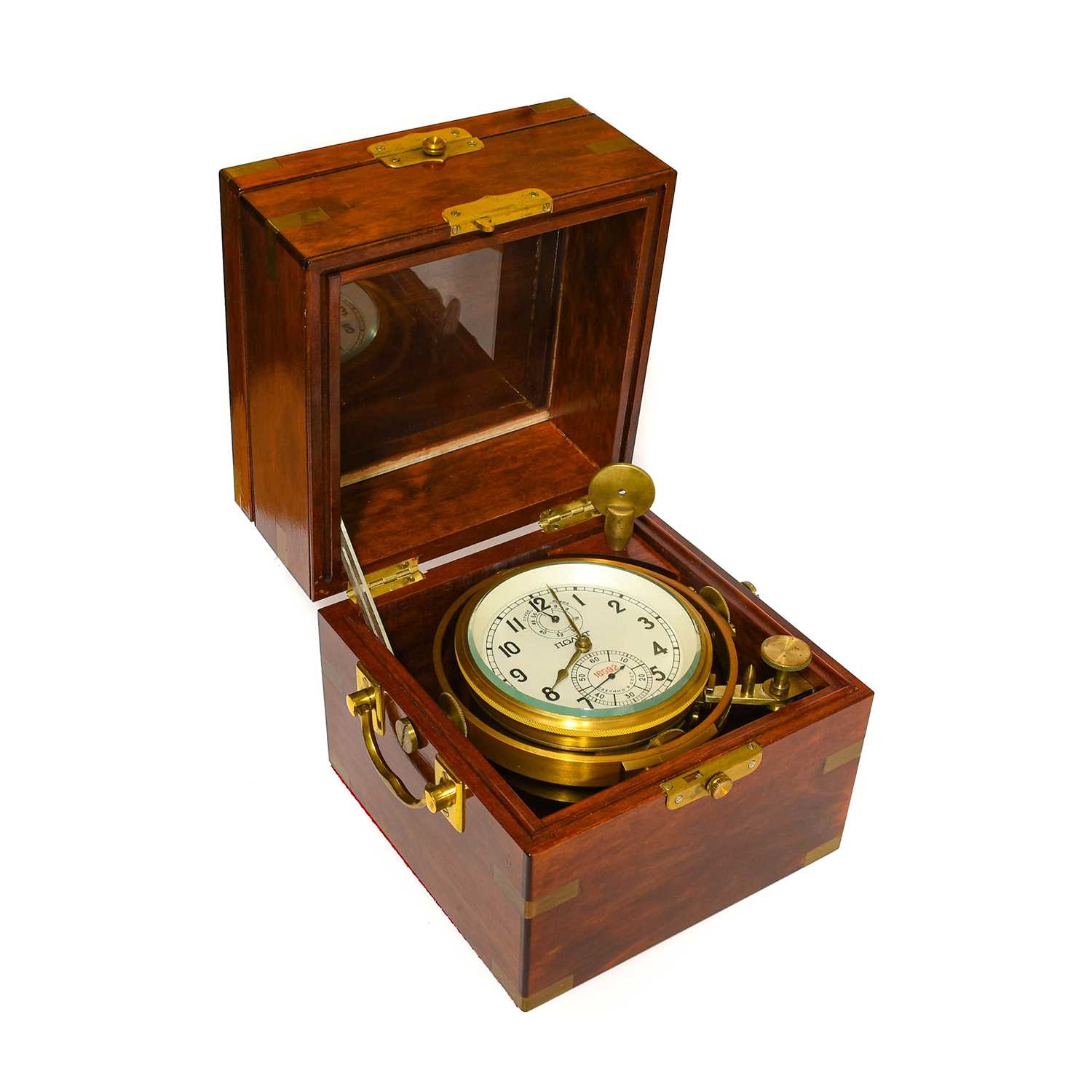 Lot 681 - A Russian Two Day Marine Chronometer, signed