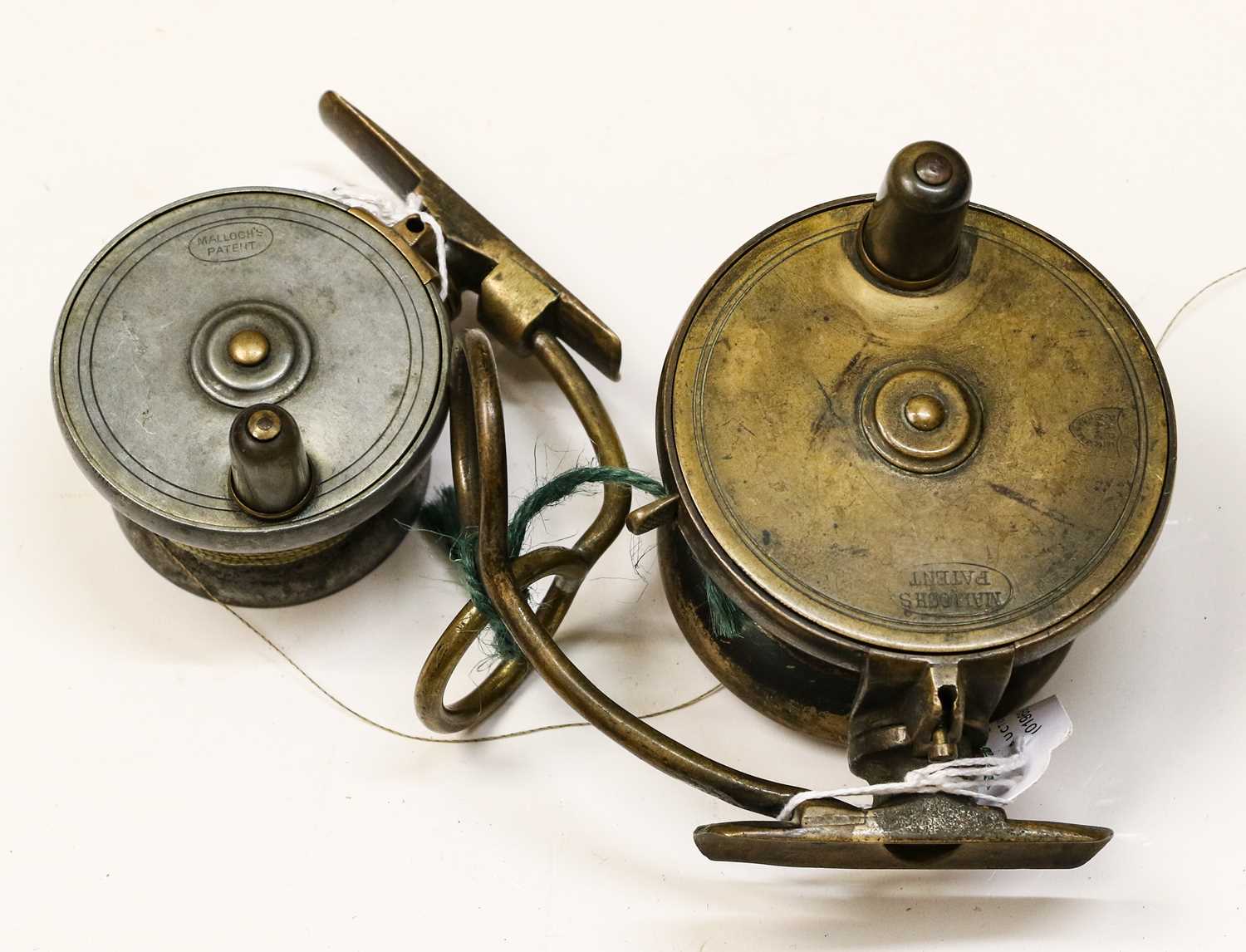 Lot 1 - A Brass Mallochs 3" Sidecaster Reel