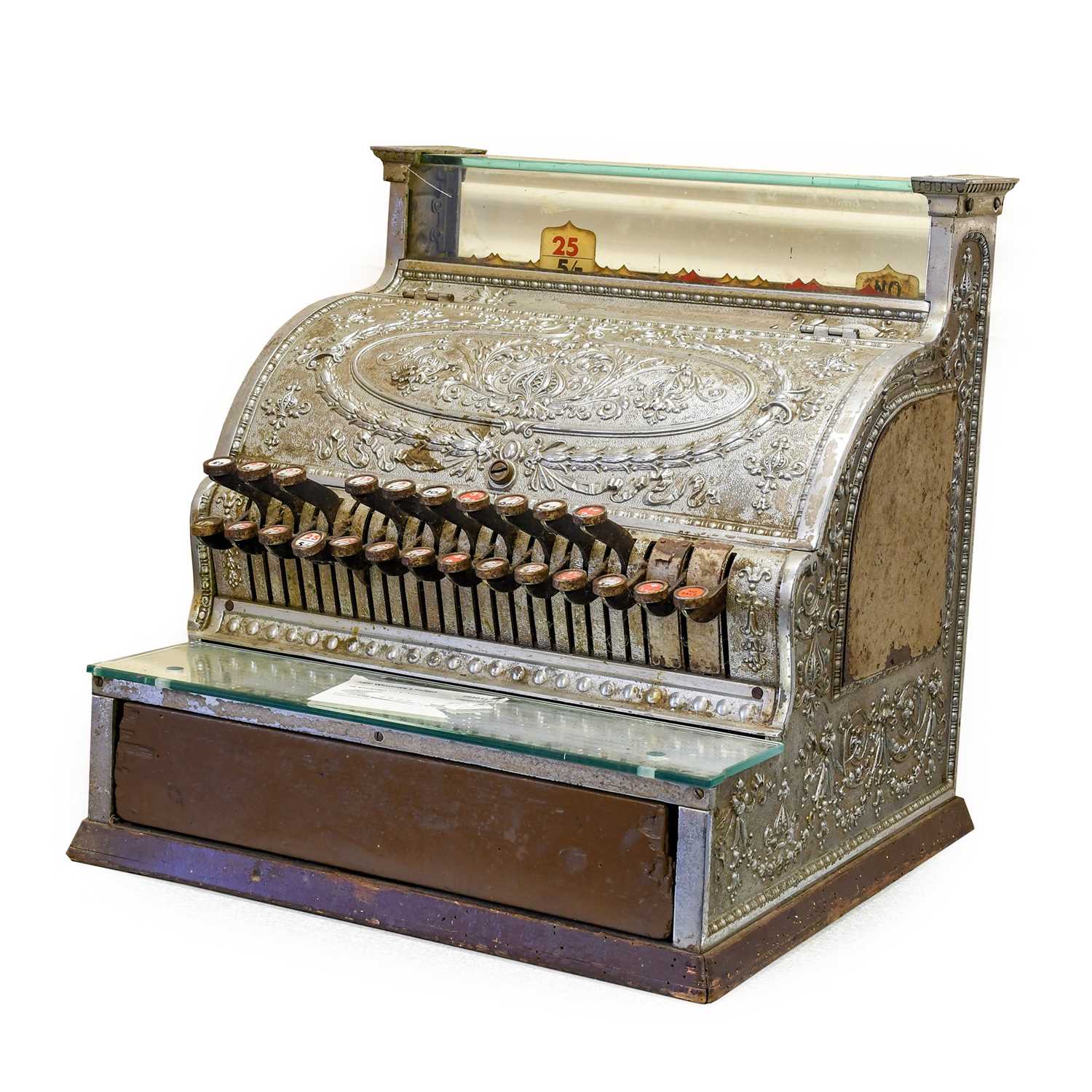 Lot 767 - A Stephensons Chrome Plated Shop Till,