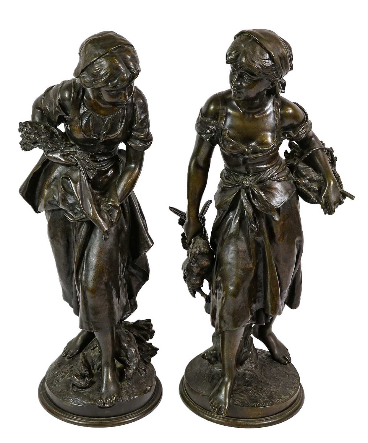 Lot 364 - Mathurin Moreau (French, 1822-1912): A Pair