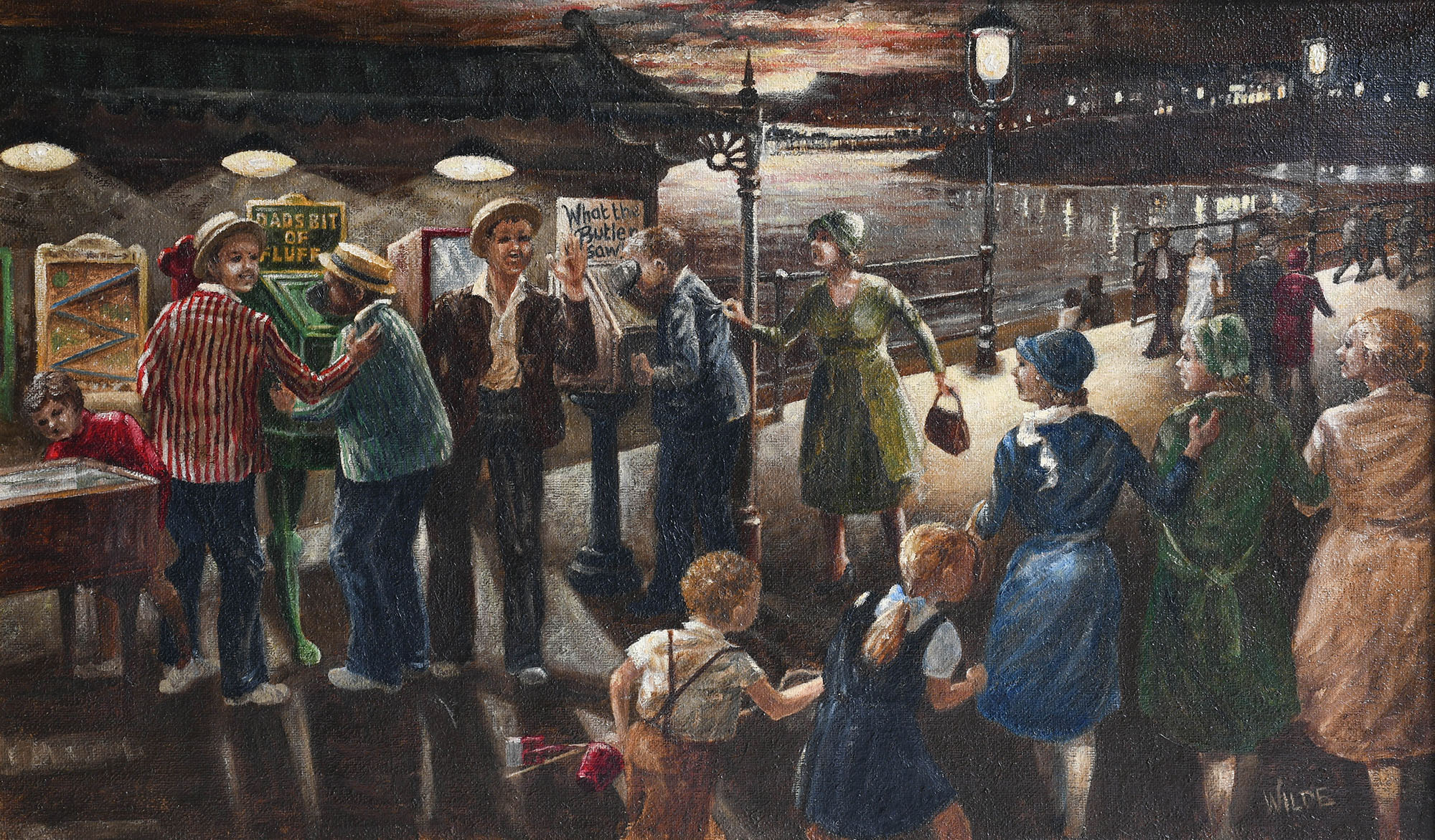 Lot 1123 - Fred Wilde (1910-1986) "Heigh Come On"