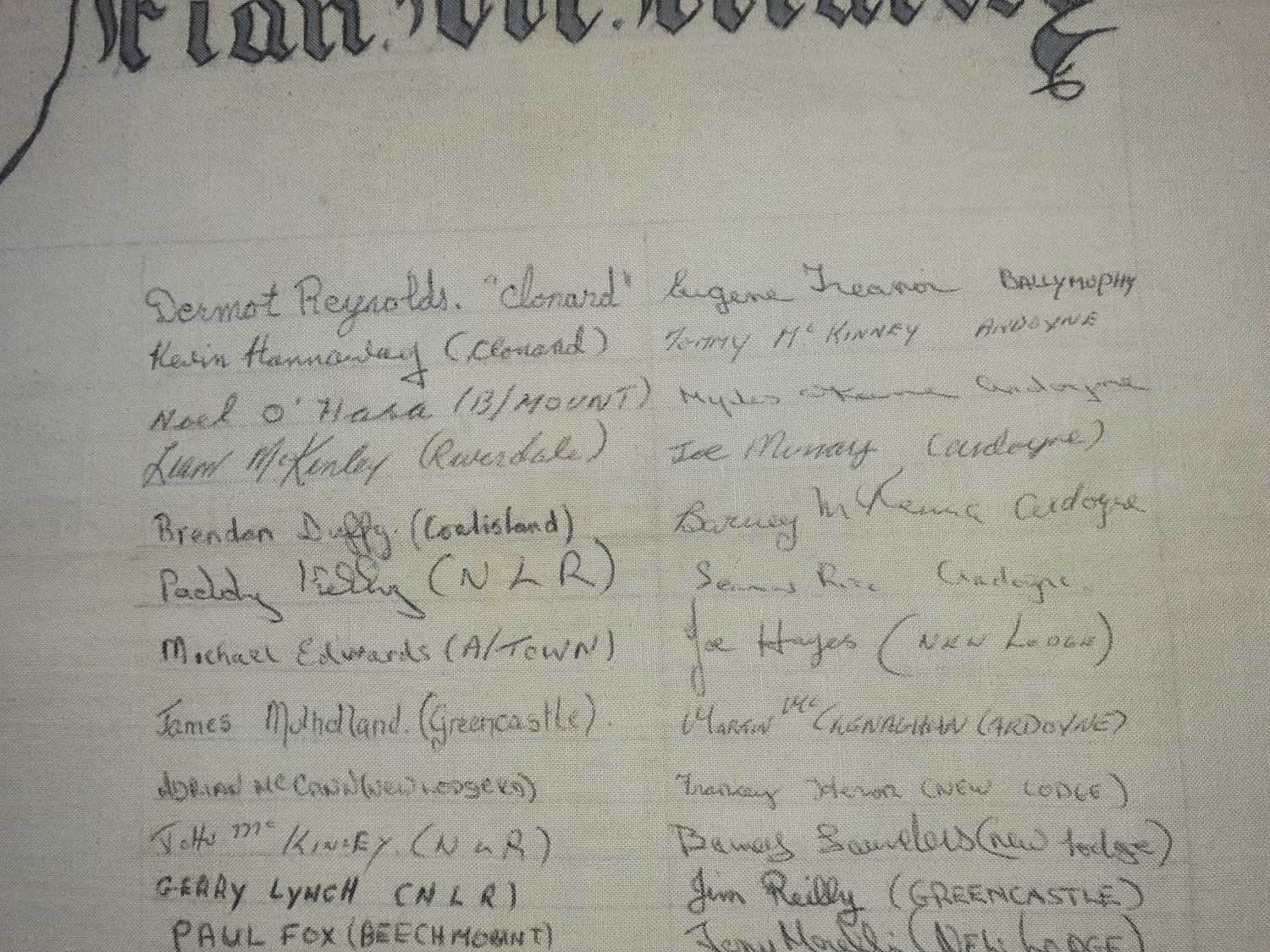 Lot 222 - Long Kesh Prisoner of War Artwork,