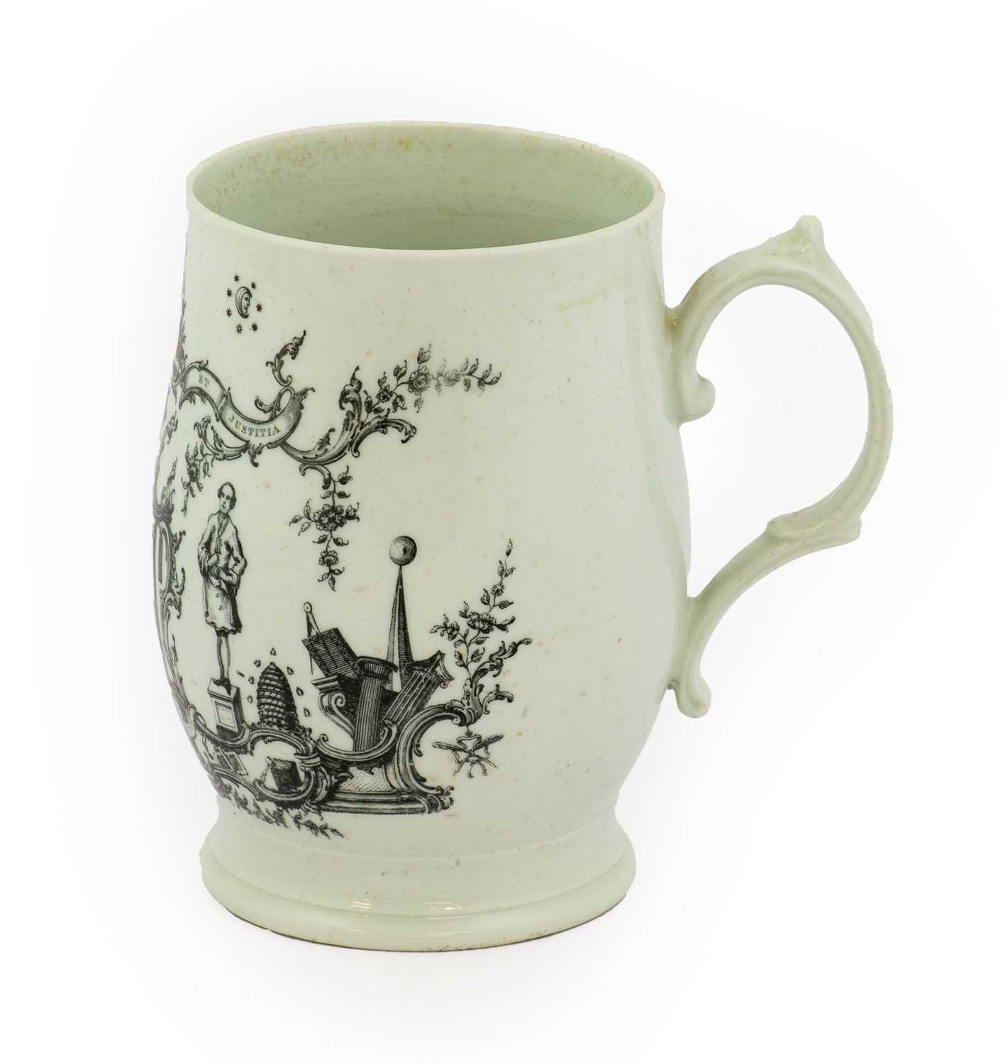 Lot 38 - A Longton Hall Porcelain Mug, circa 1760, of