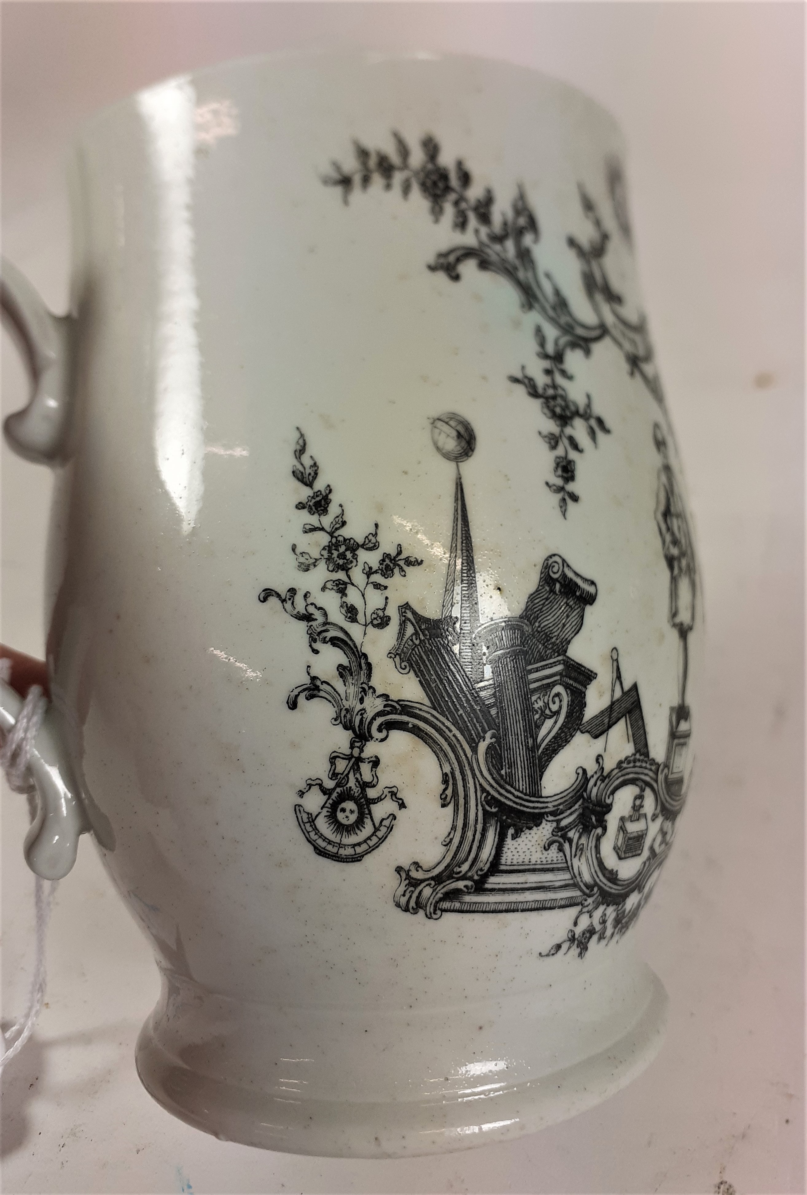 Lot 38 - A Longton Hall Porcelain Mug, circa 1760, of