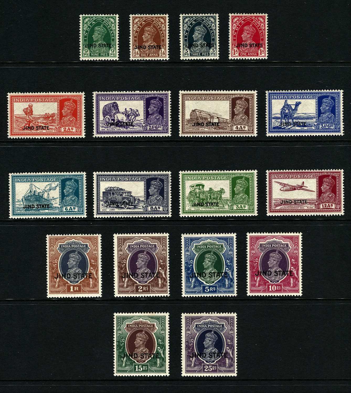 Lot 116 - Indian Convention States: Jind