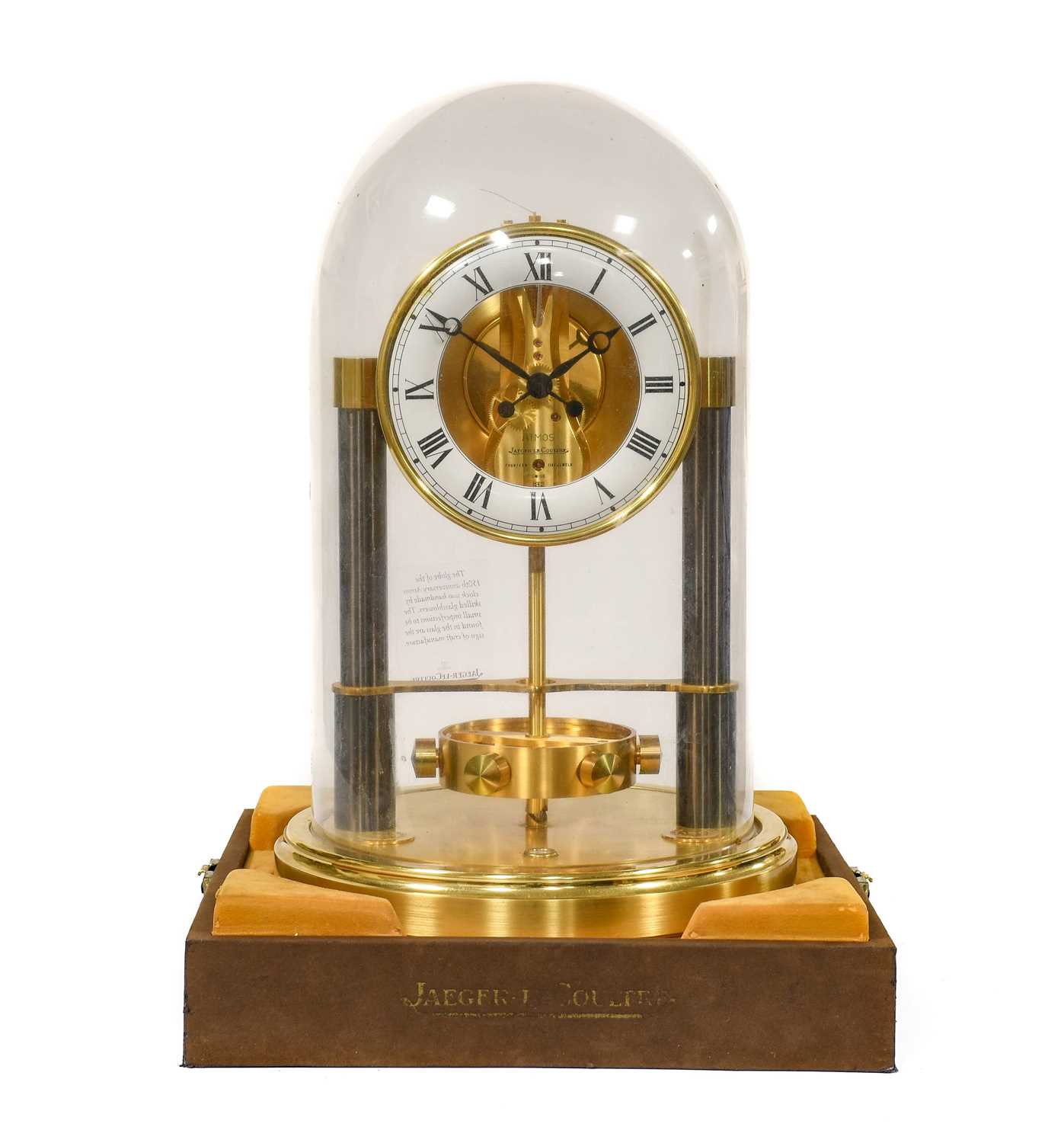 Lot 315 - A Rare 150th Year Anniversary Atmos clock,