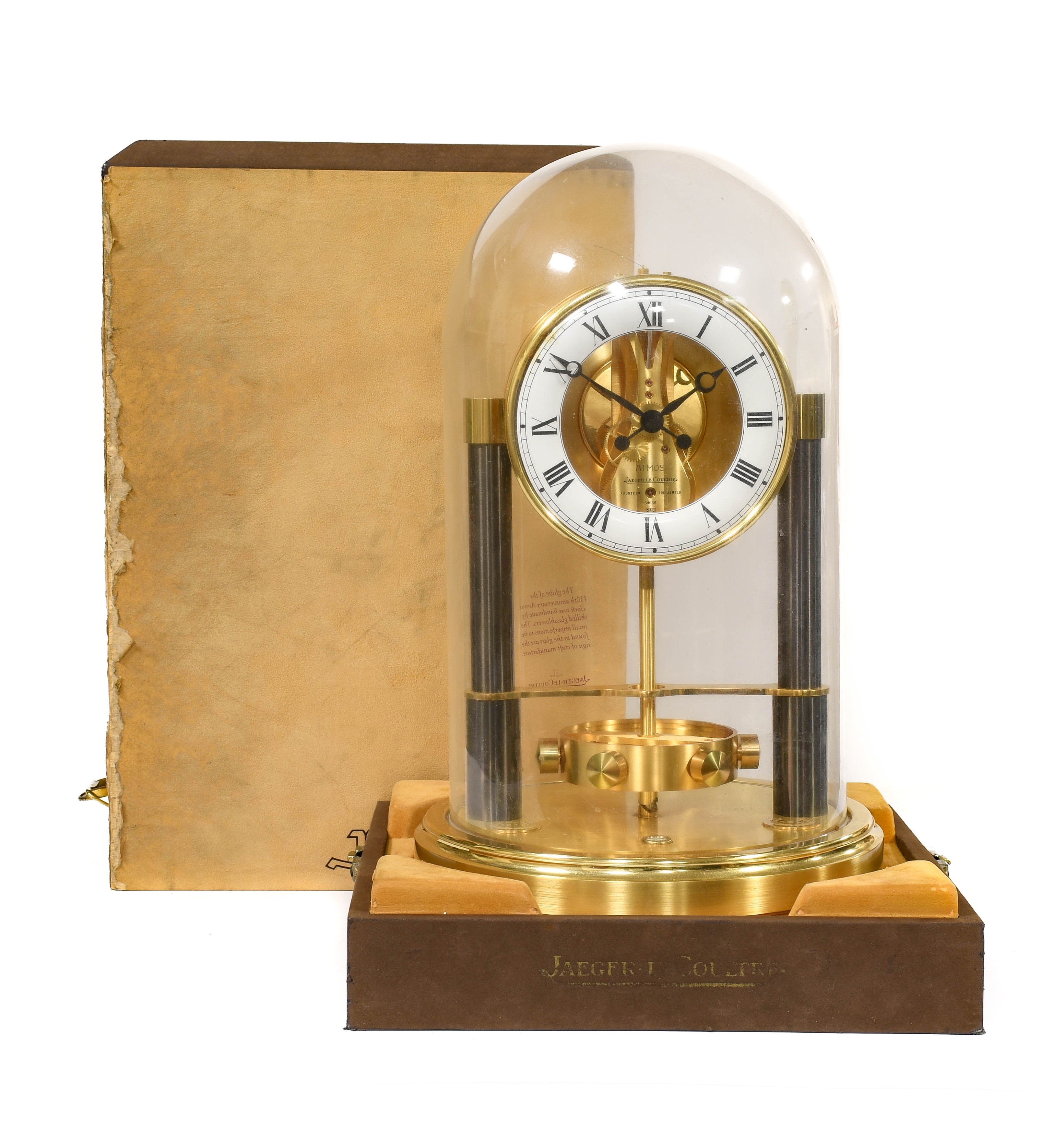 Lot 315 - A Rare 150th Year Anniversary Atmos clock,