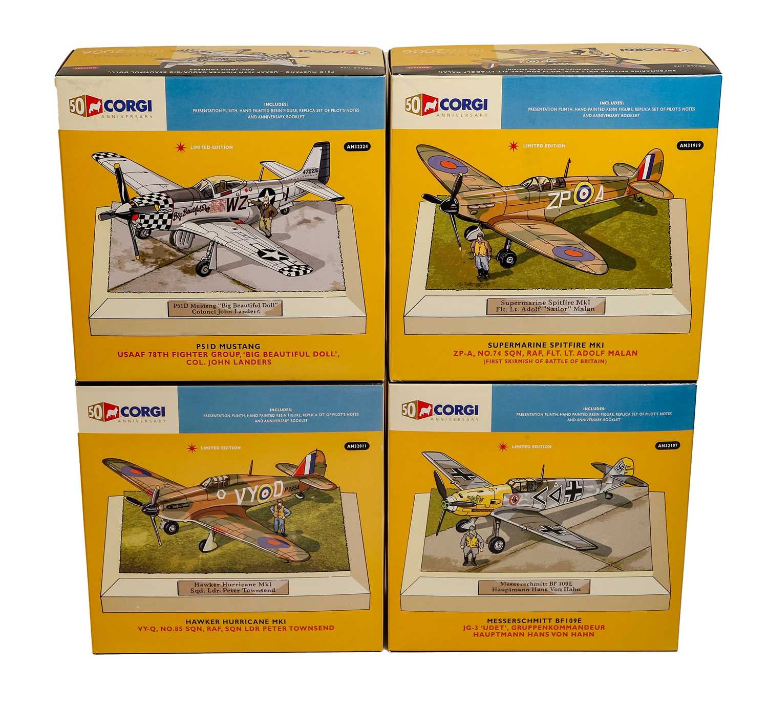 Lot 196 - Corgi 50th Anniversary Aircraft Presentation