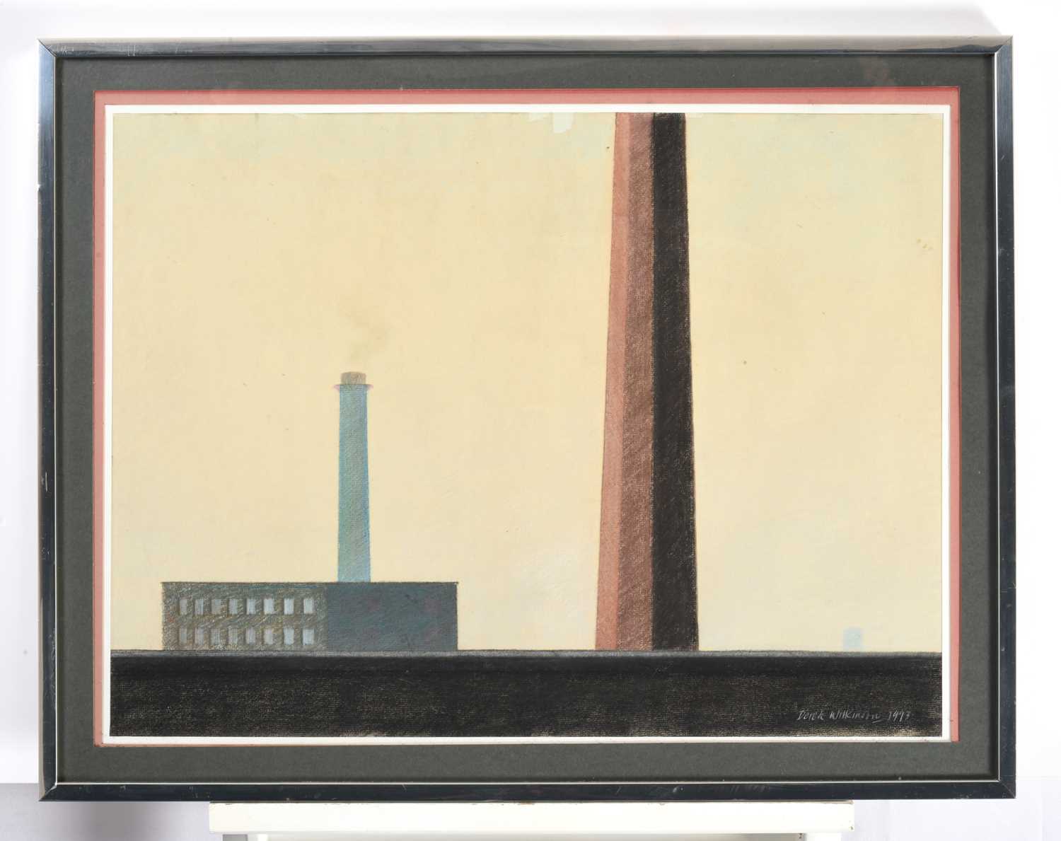 Lot 27 - Derek Wilkinson (1929–2001) Factory chimneys