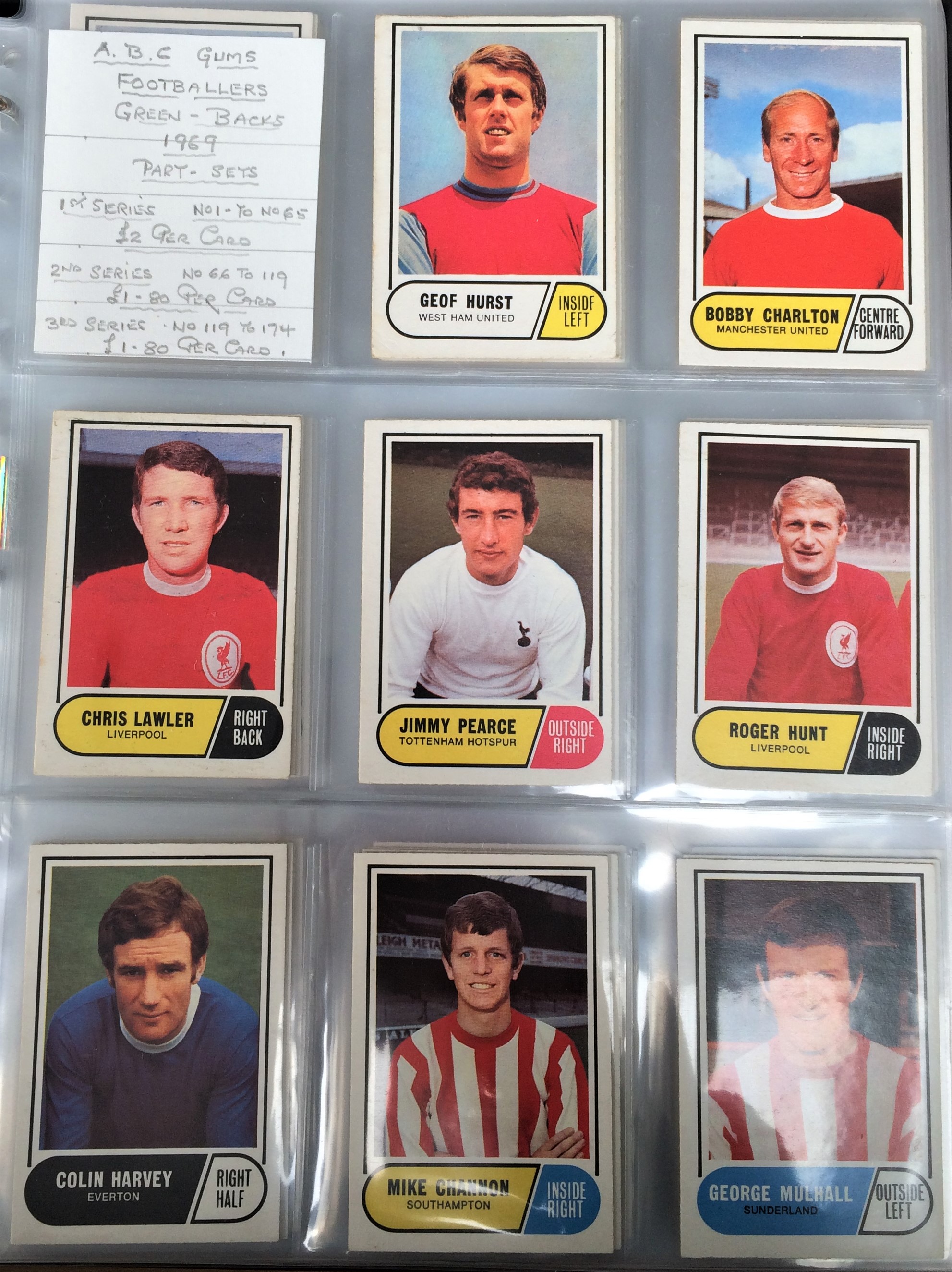 Lot 47 - Football Trade Cards