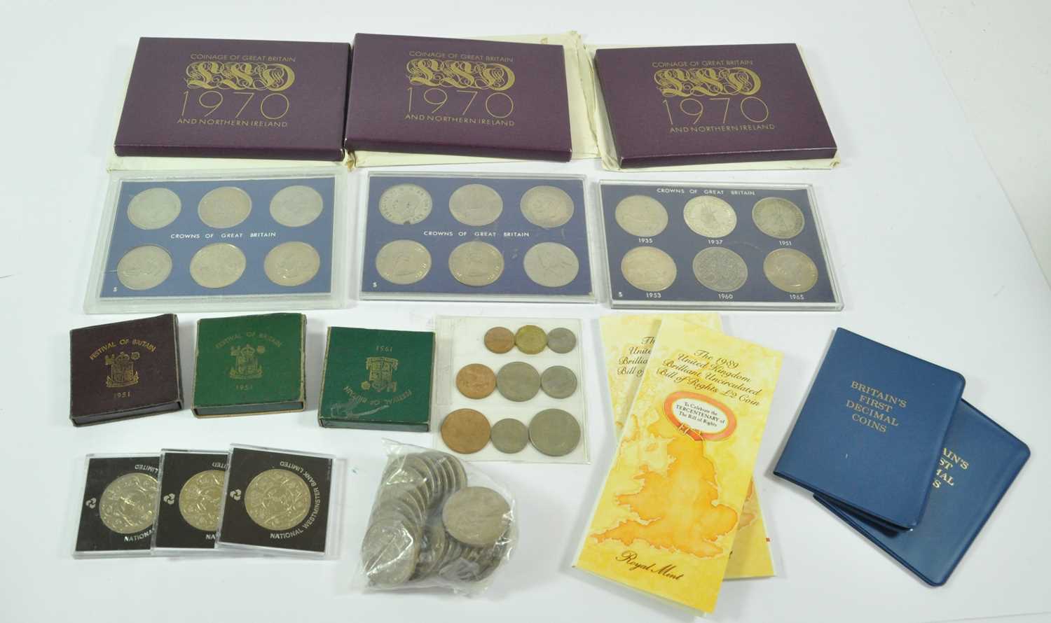 Lot 460 - Mixed Commemorative Coins and Specimen Sets,
