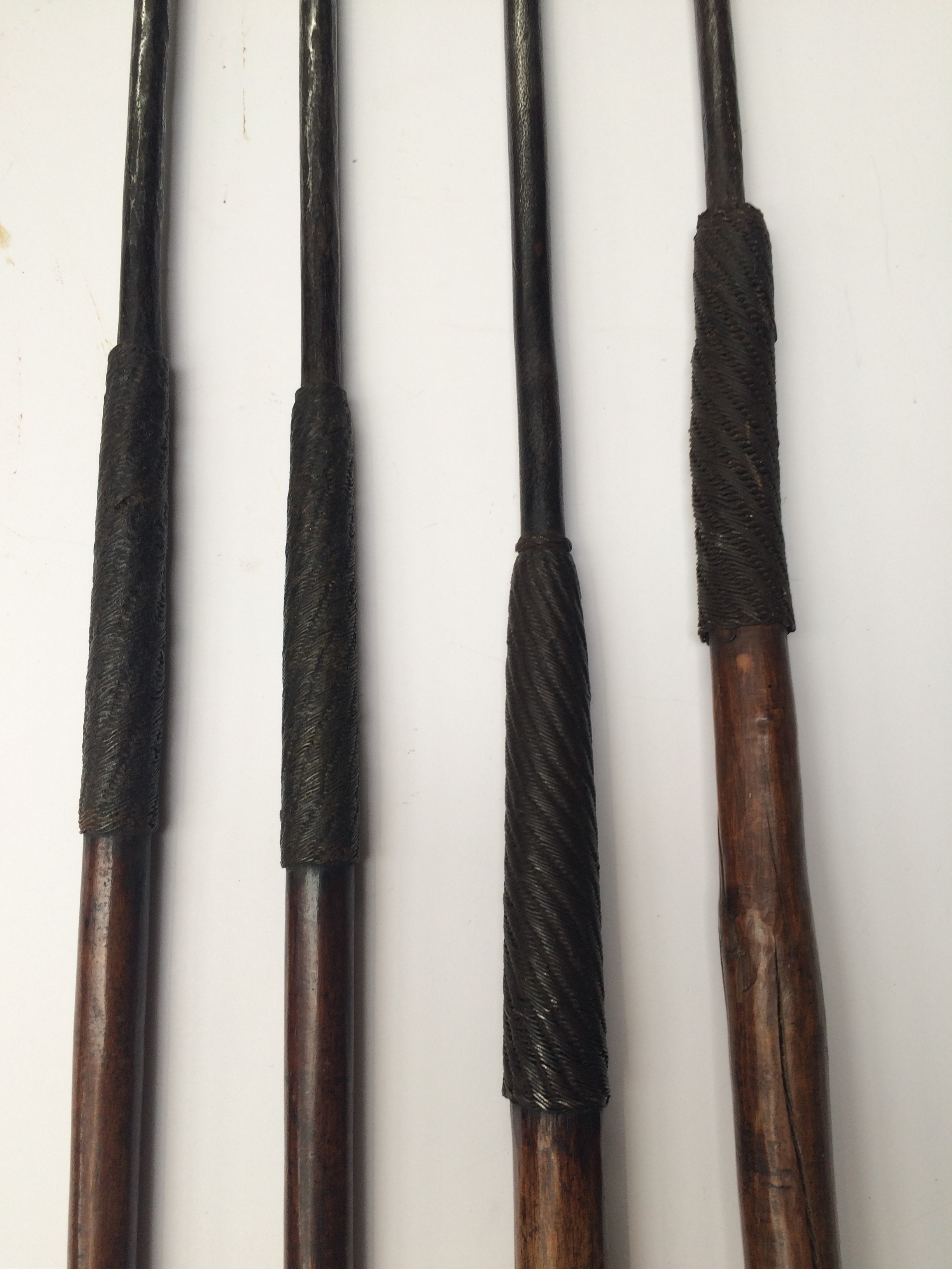 Lot 2335 - Nine Various South African Assegai Spears,