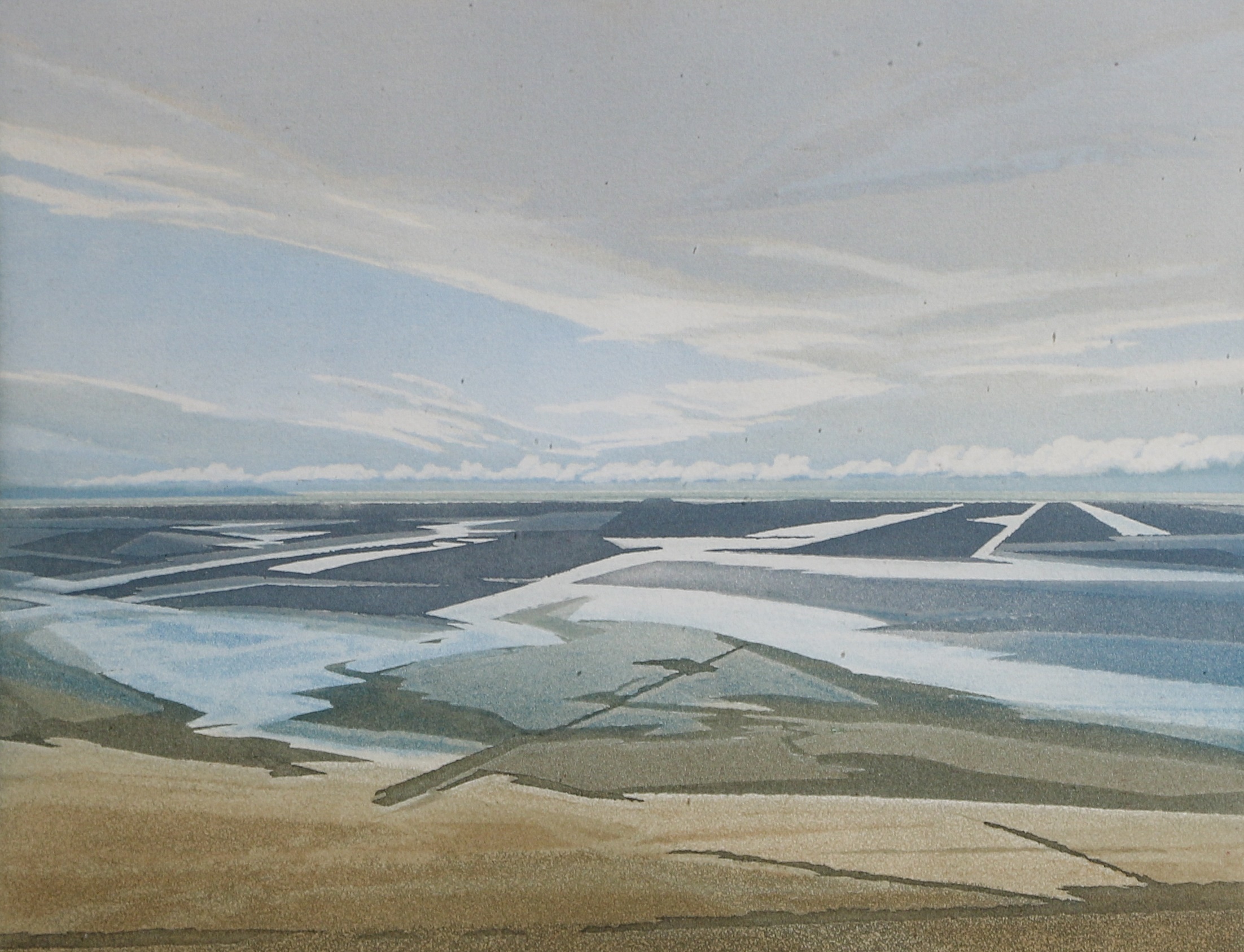 Lot 1031 - Robert Brindley (20th century) Winter Light,