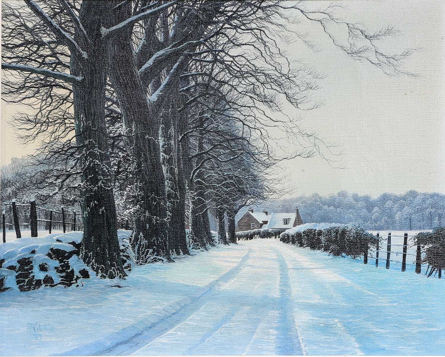Lot 1025 - Robert Ritchie (1934-2002) Snow-covered