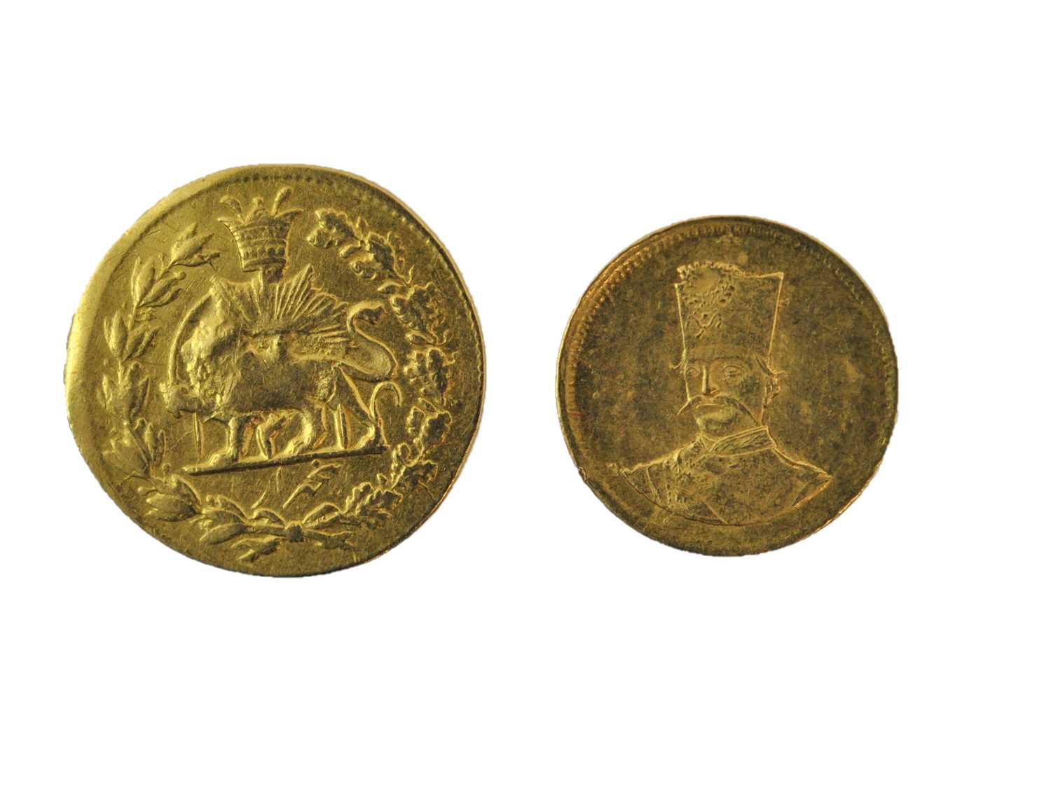 Lot 411 - ♦2 x Iran, 19th Century Milled Gold Coins,