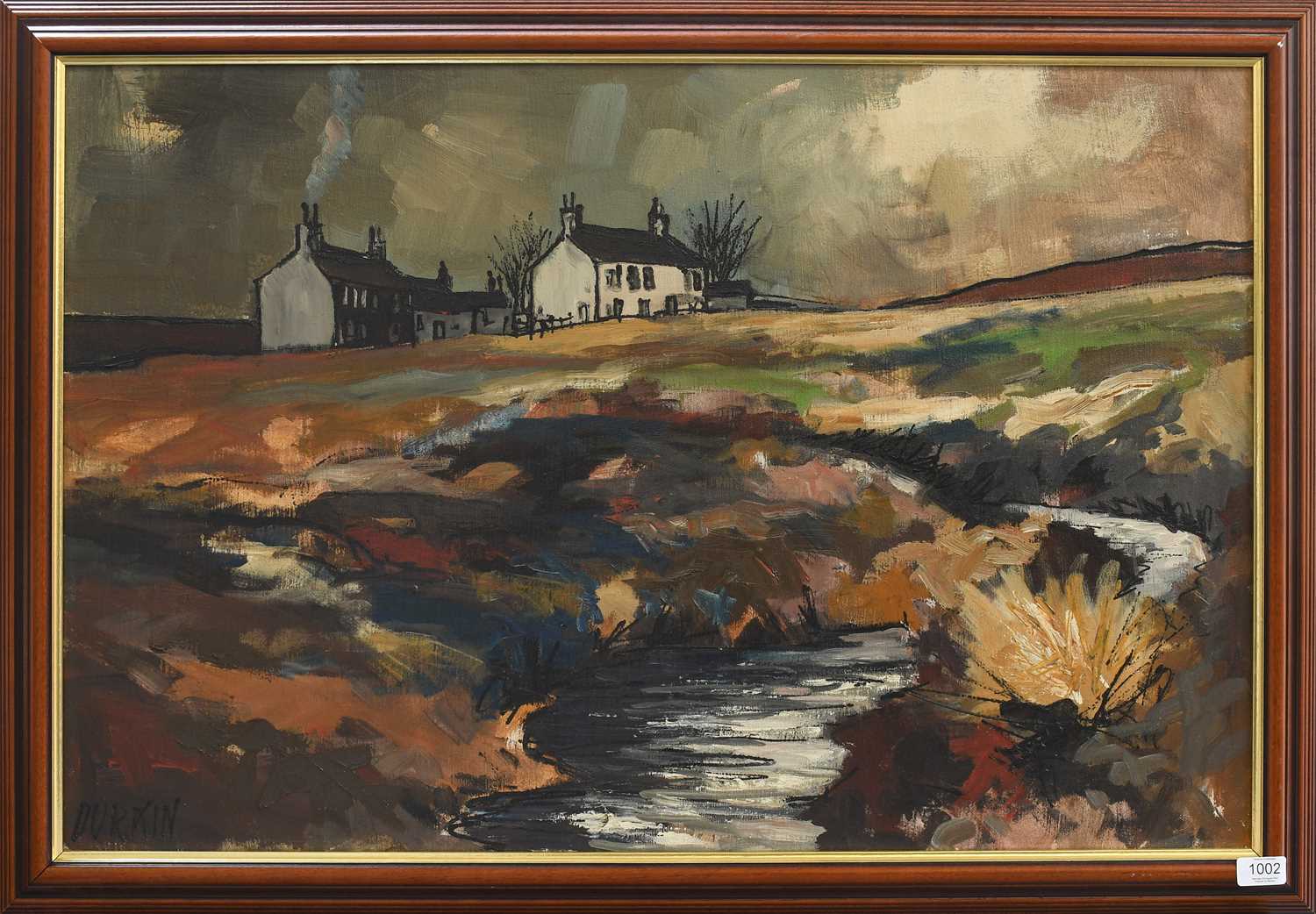 Lot 1002 - Tom Durkin (1928-1990) Yorkshire landscape