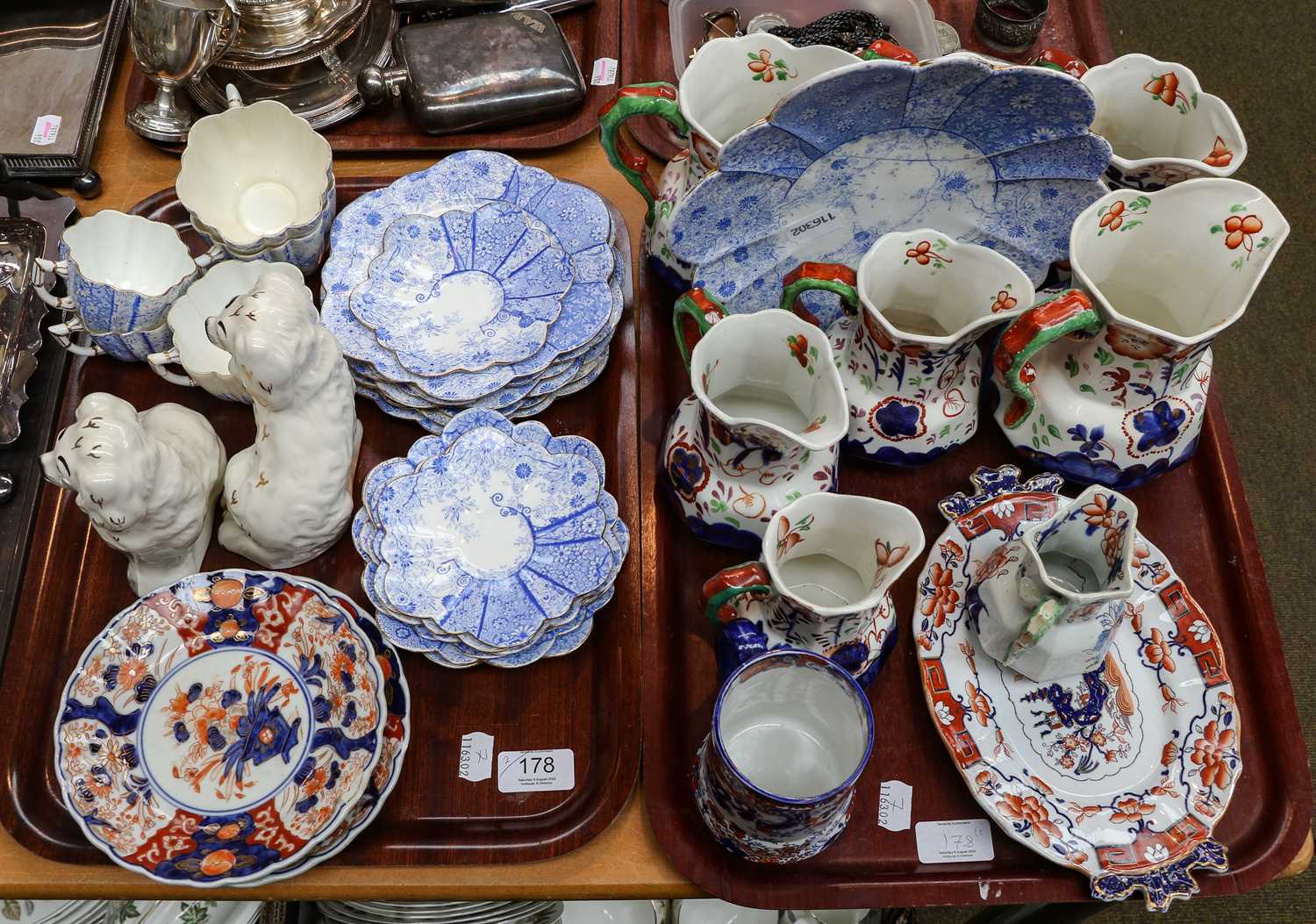 Lot 178 - A Wileman & Co part tea set; together with