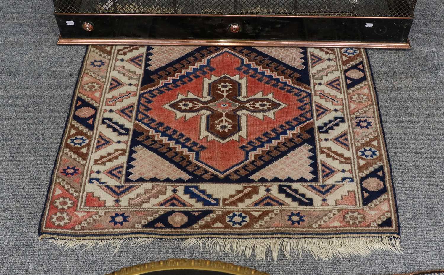 Lot 1229 - Turkish rug, of Sevan Kazak design the