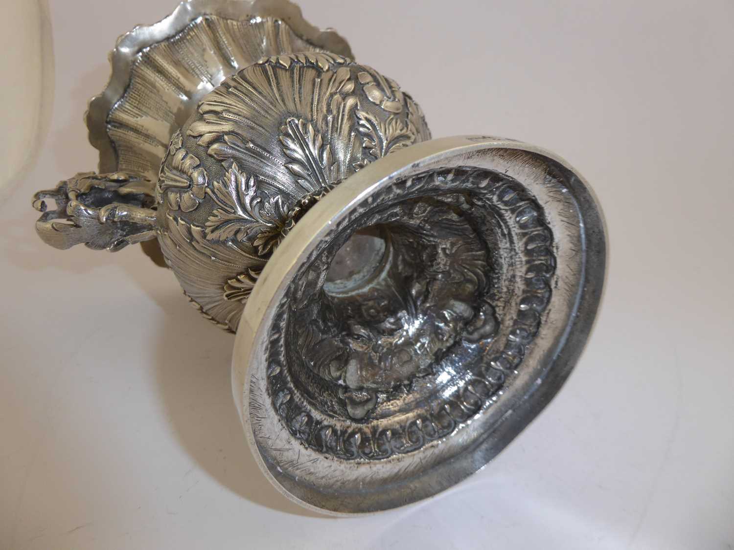 Lot 2085 - An Indian Colonial Silver Two-Handled Cup
