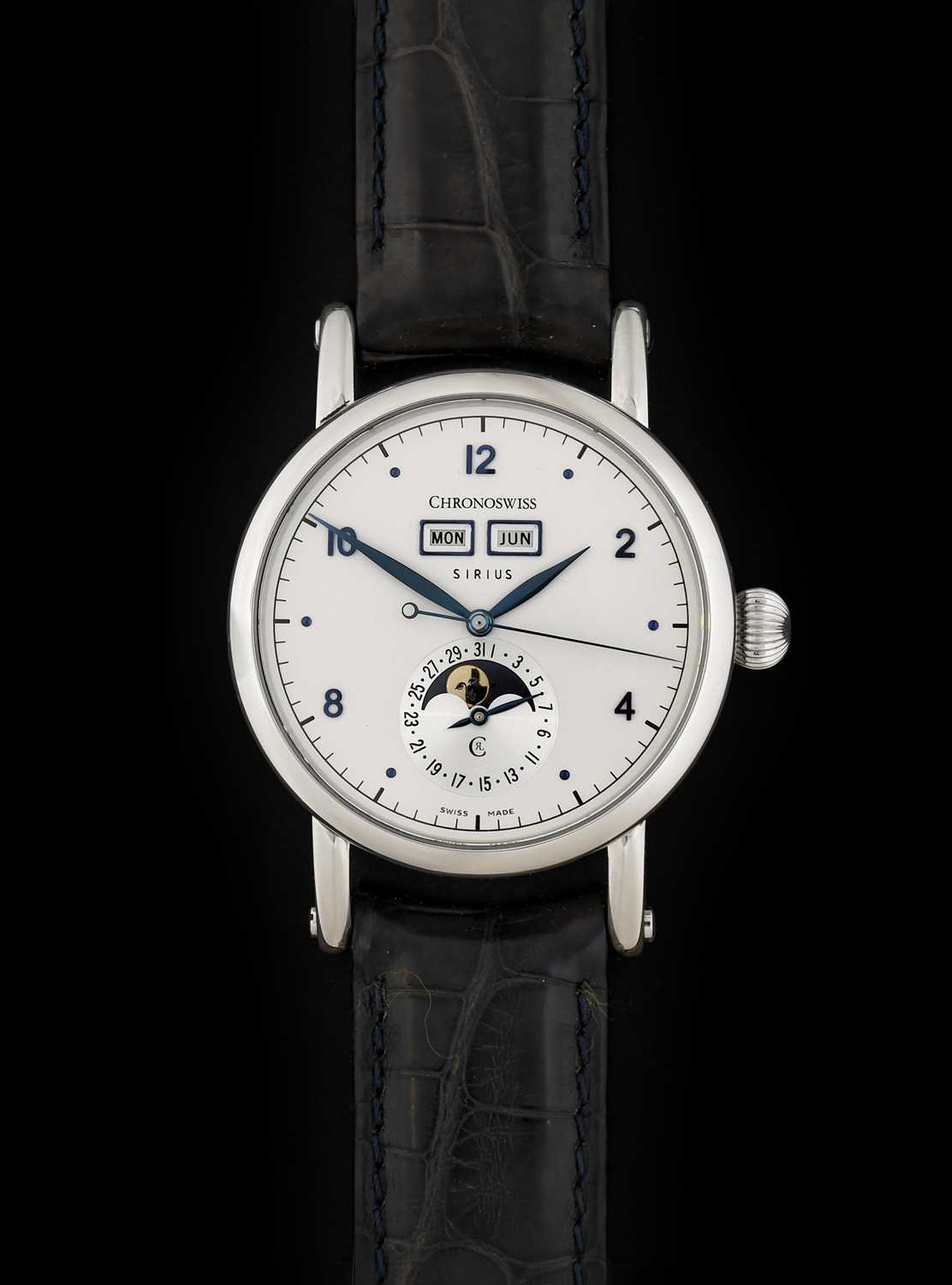 Lot 2276 - Chronoswiss: A Stainless Steel Automatic