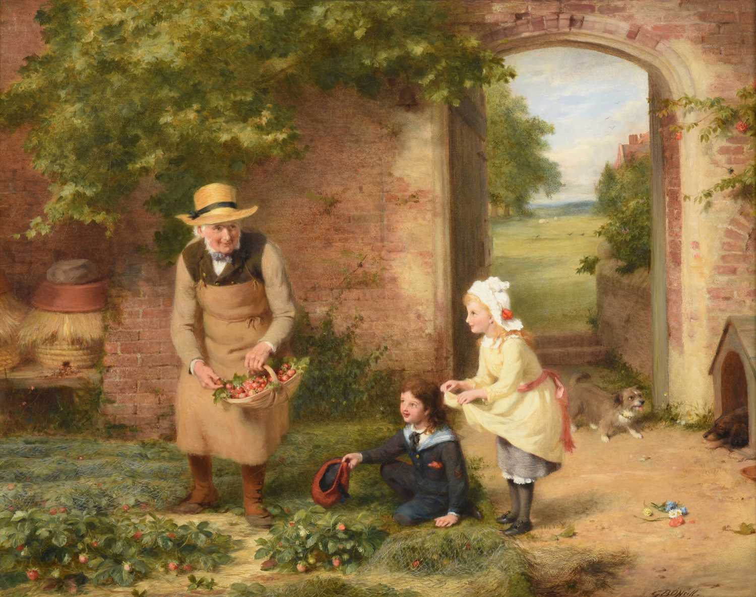 Lot 1098 - George Bernard O'Neill (1828-1917) ''The