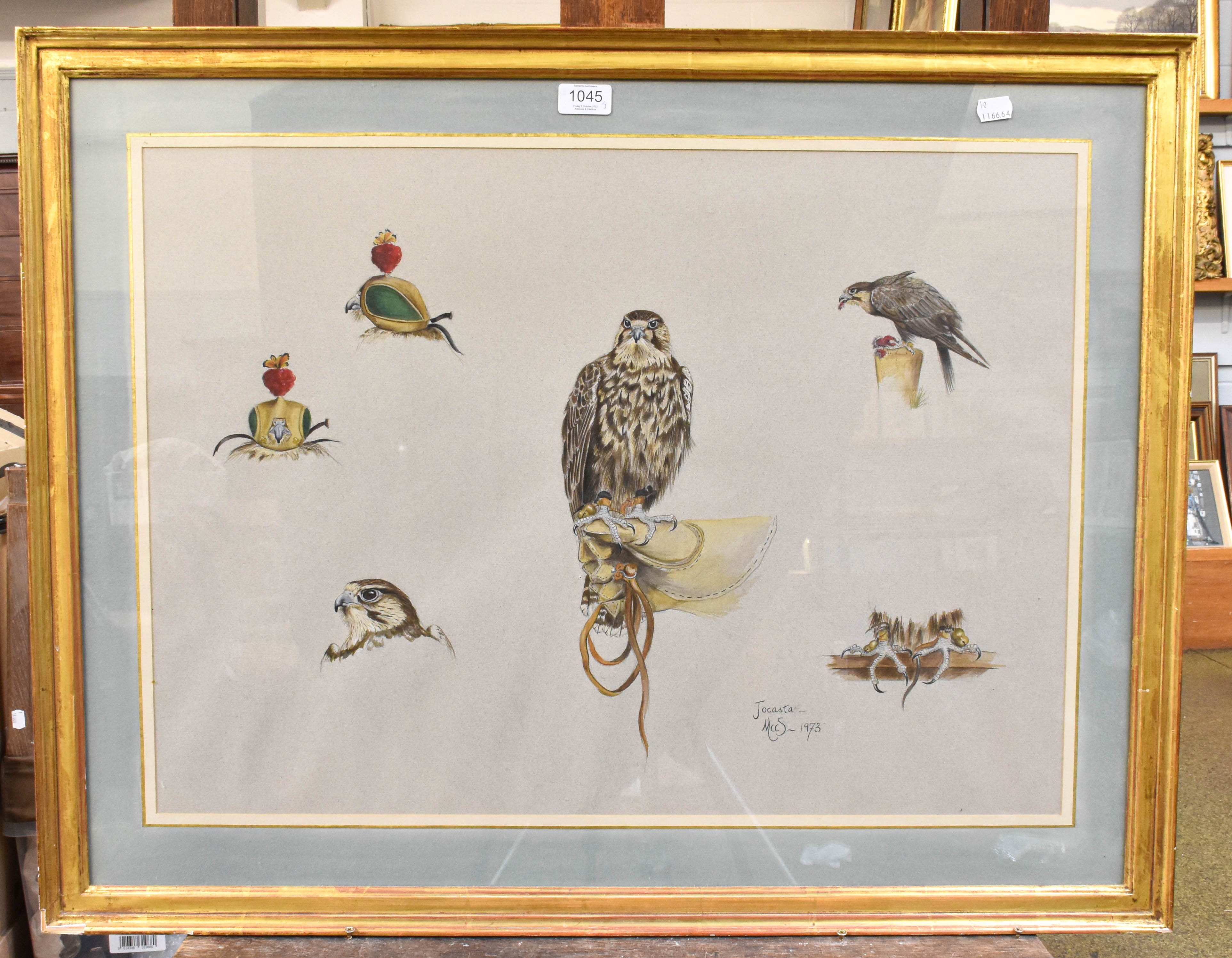 Lot 1045 - Jocasta MCCS (20th Century) Bird of prey