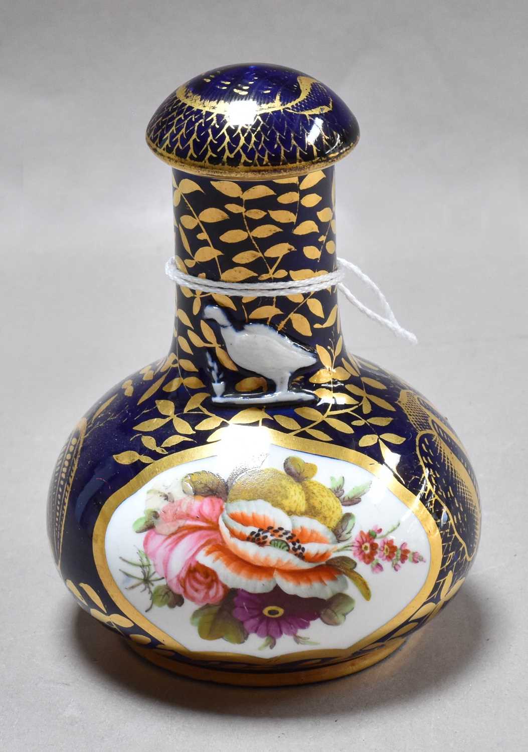 Lot 252 - A Spode Porcelain Bottle and Cover, circa