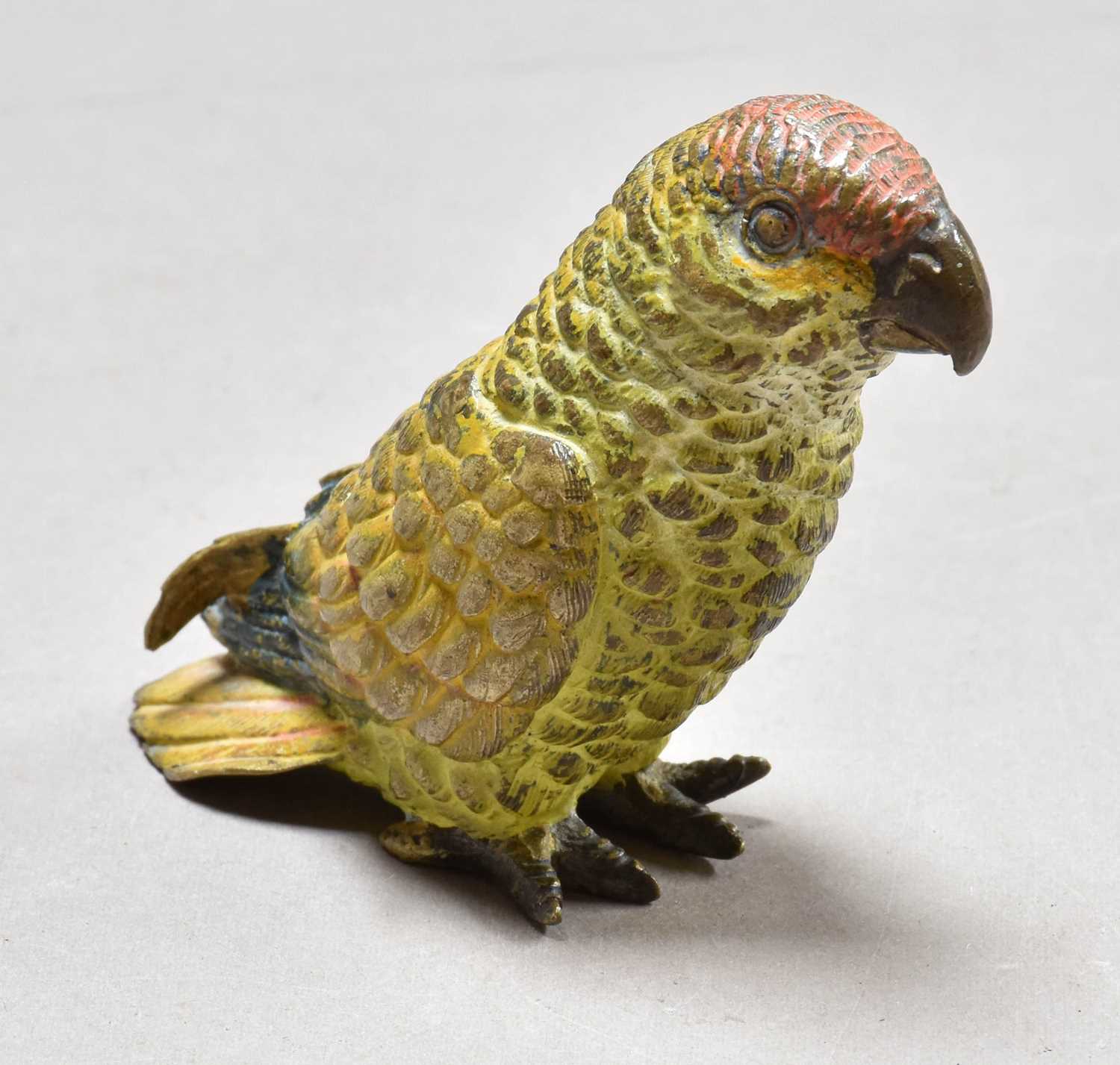 Lot 218 - An Austrian Cold Painted Bronze Model of a