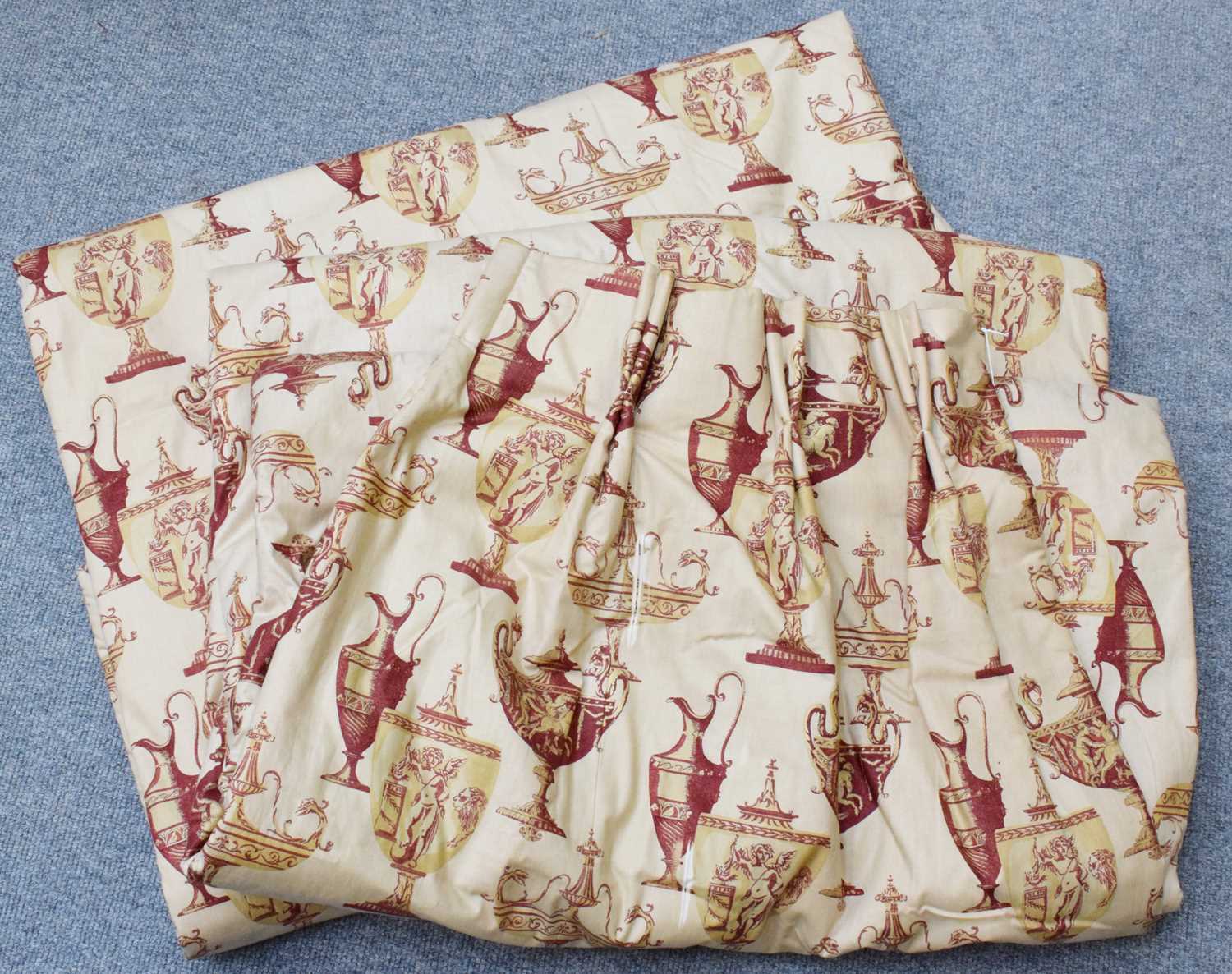 Lot 1354 - Pair of Robert and Anna Swaffer curtains