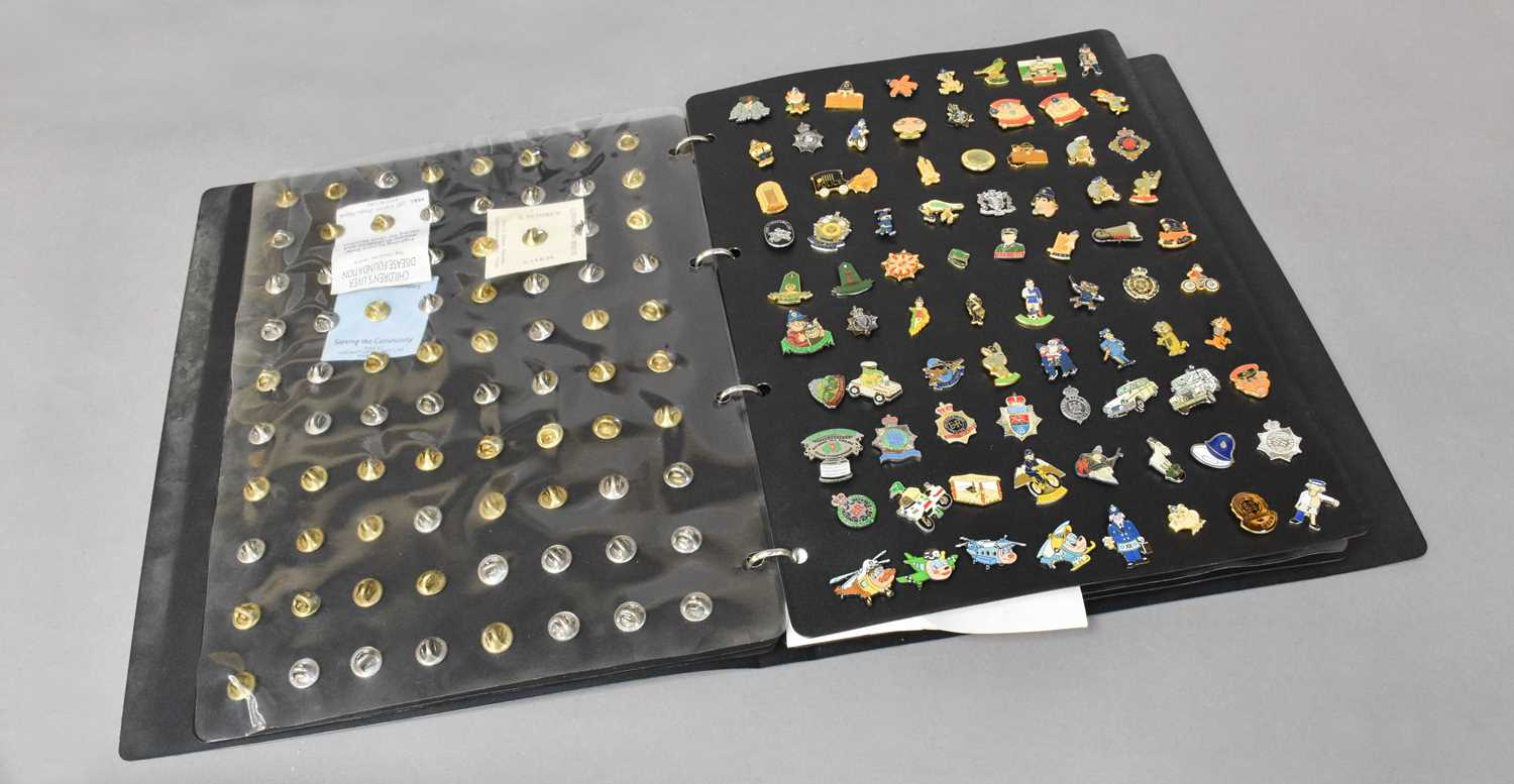 Lot 326 - Six Albums of Assorted Enamel Pin Badges,