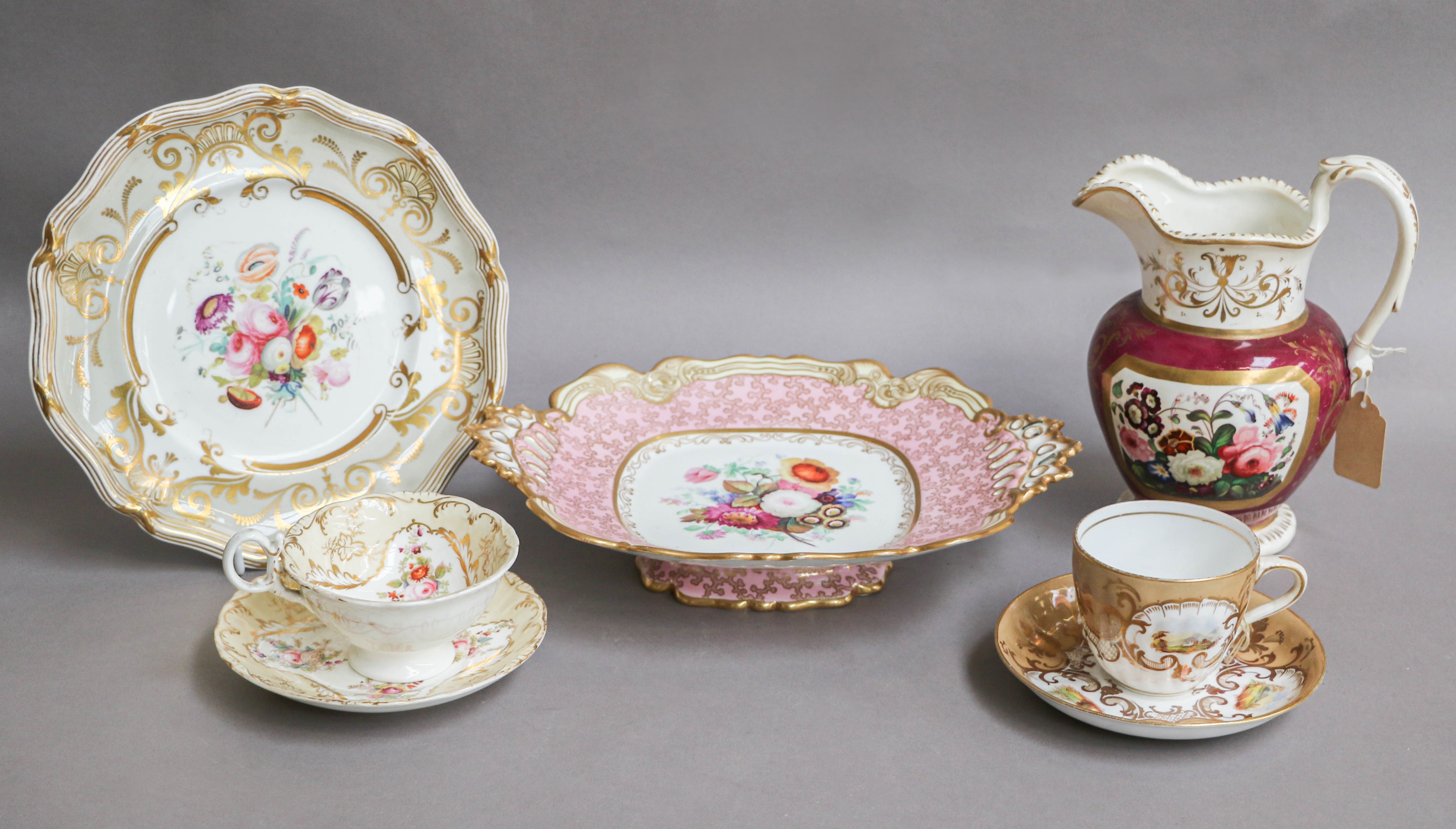 Lot 353 - A Collection of Regency and Later Porcelain,