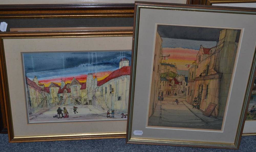 Lot 540 - Margaret Shaw, four watercolours depicting