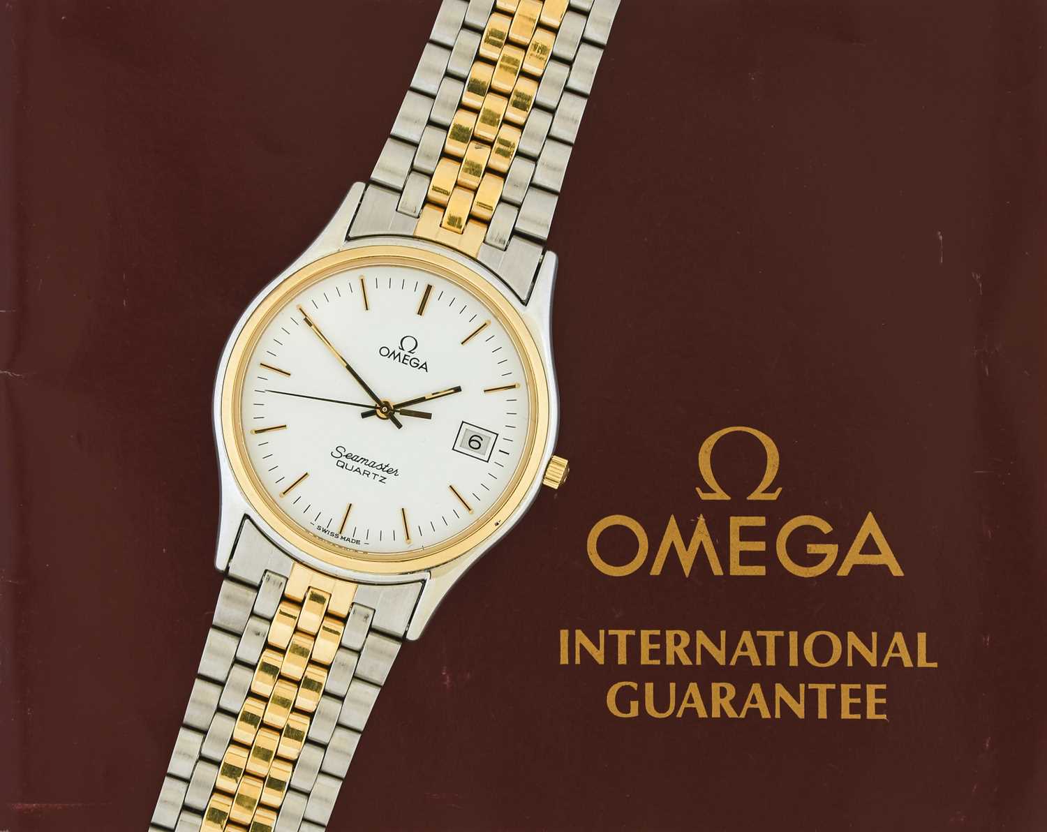 Lot 2182 - Omega: A Bi-Metal Calendar Centre Seconds