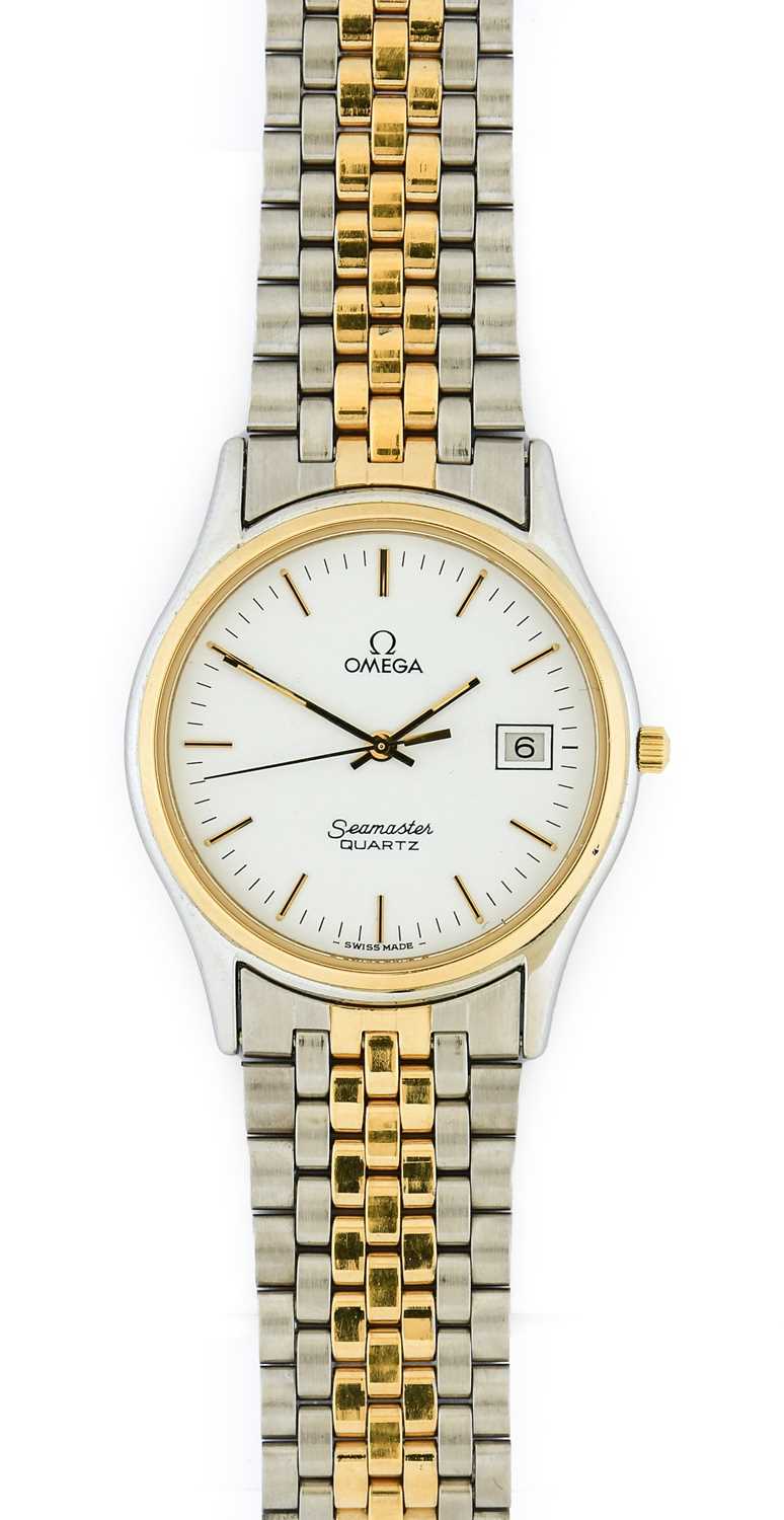 Lot 2182 - Omega: A Bi-Metal Calendar Centre Seconds