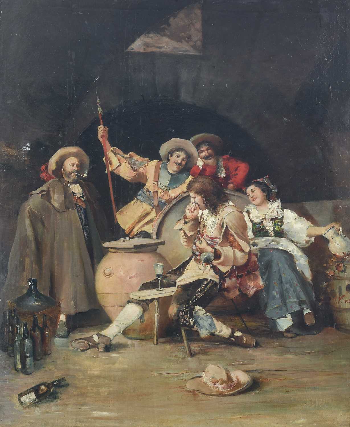 Lot 1081 - Francesco Vinea (1845-1902) Italian "The