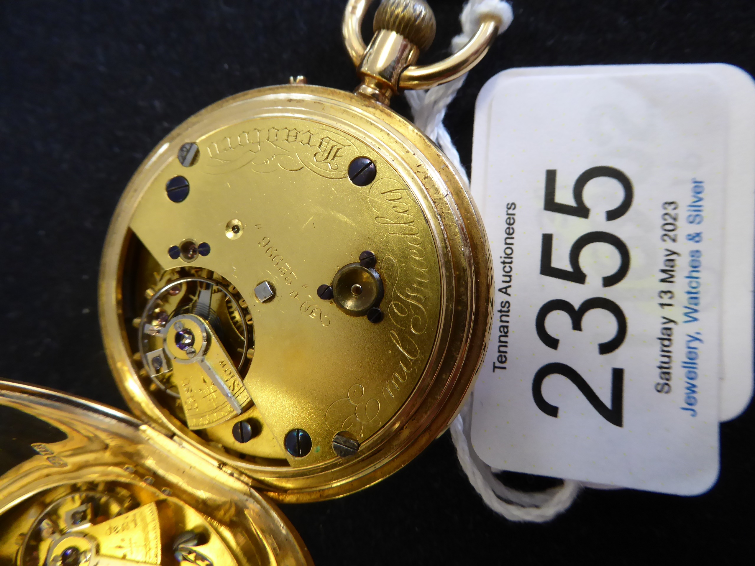 Lot 2355 - Emil Friedley: An 18 Carat Gold Full Hunter