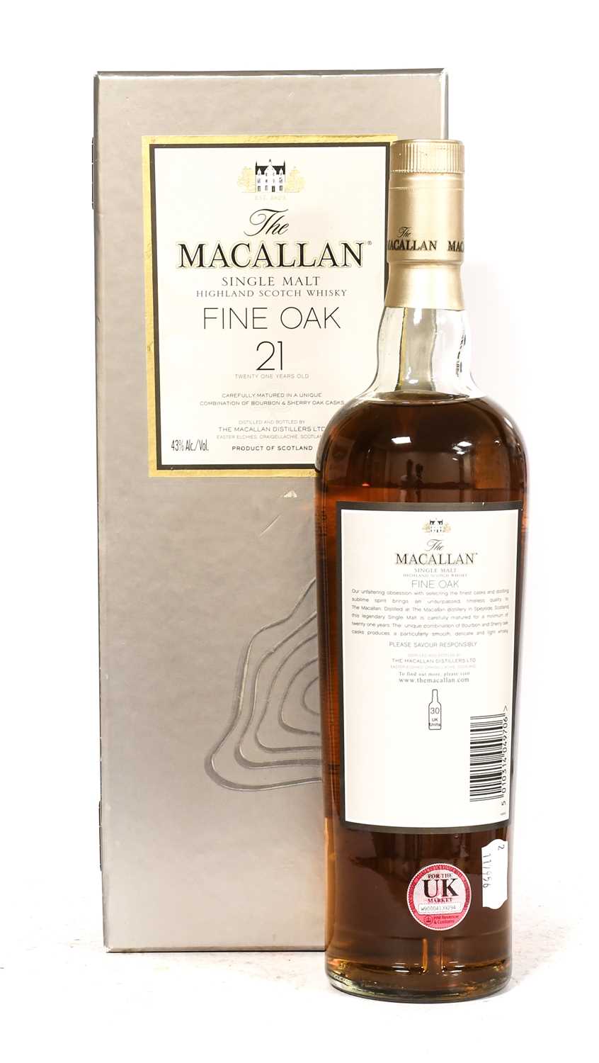 Lot 5274 - The Macallan Fine Oak 21 Year Old Single