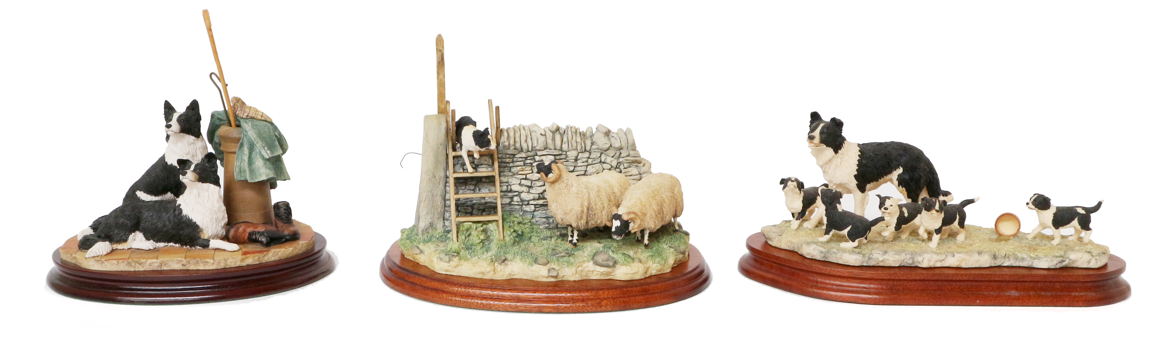 Lot 1135 - Border Fine Arts Collie Groups, Including: