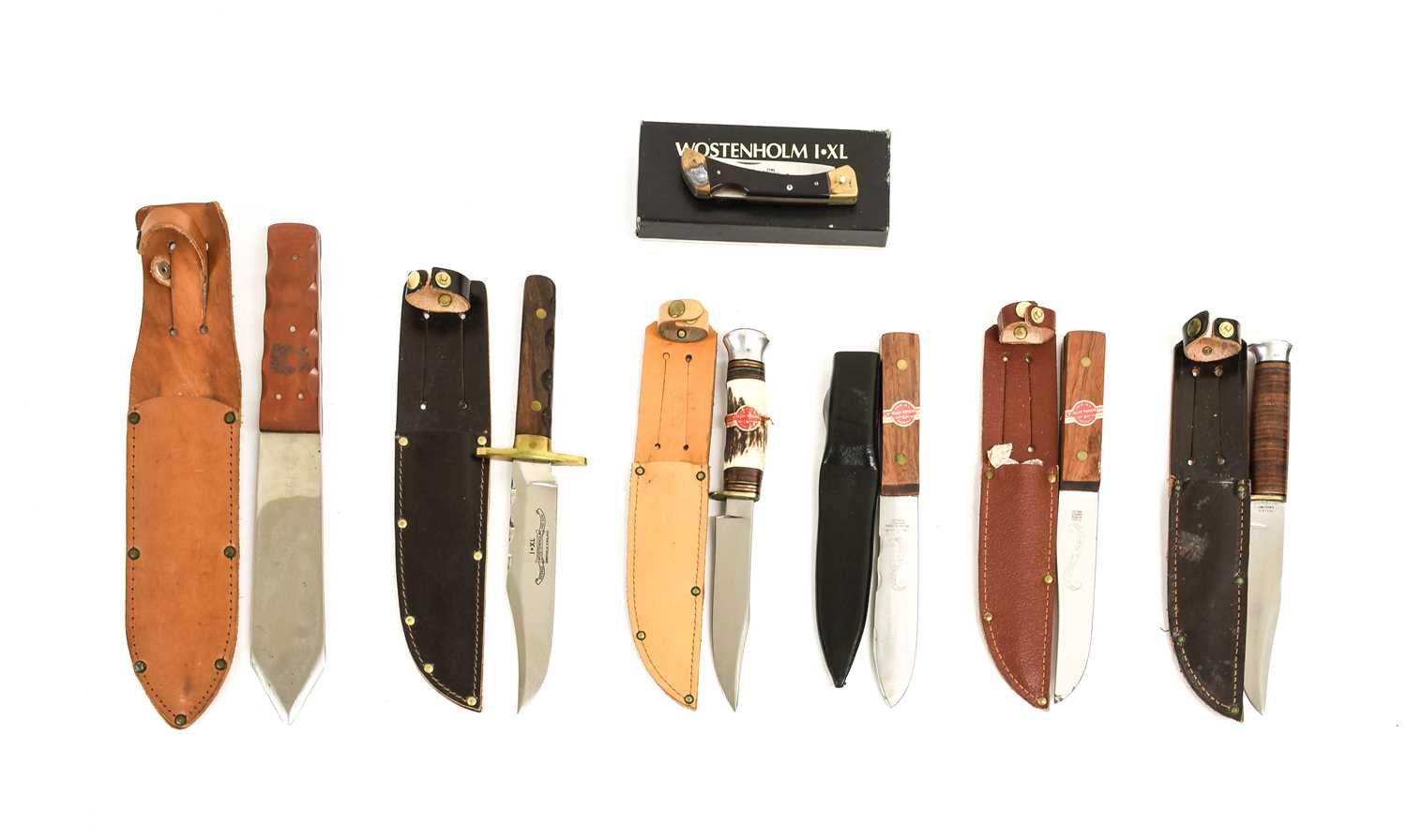 Lot 157 - Three Hunting Knives William Rodgers,