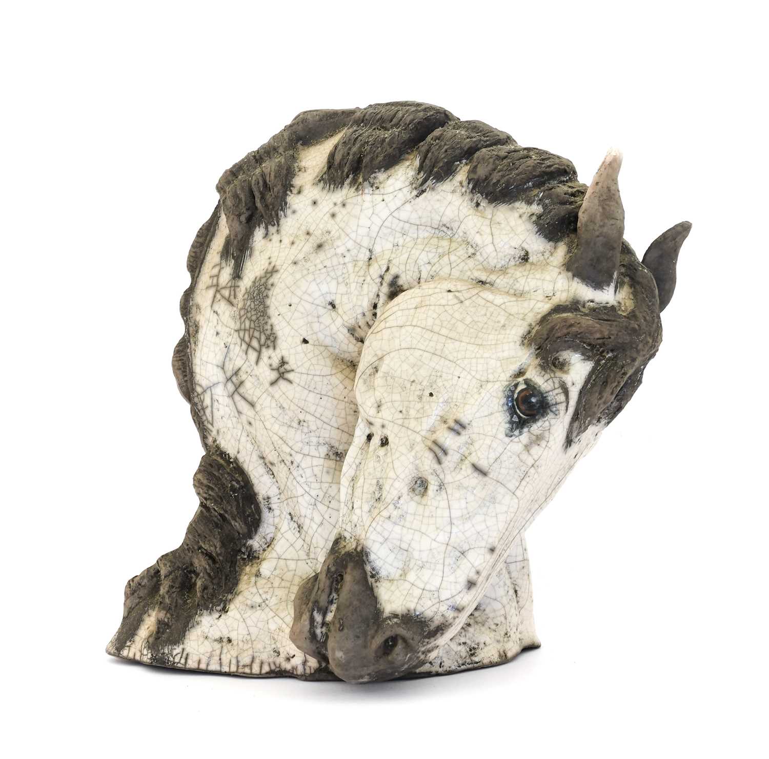 Lot 238 - Keza Rudge (1966-): Five Slipcast Raku