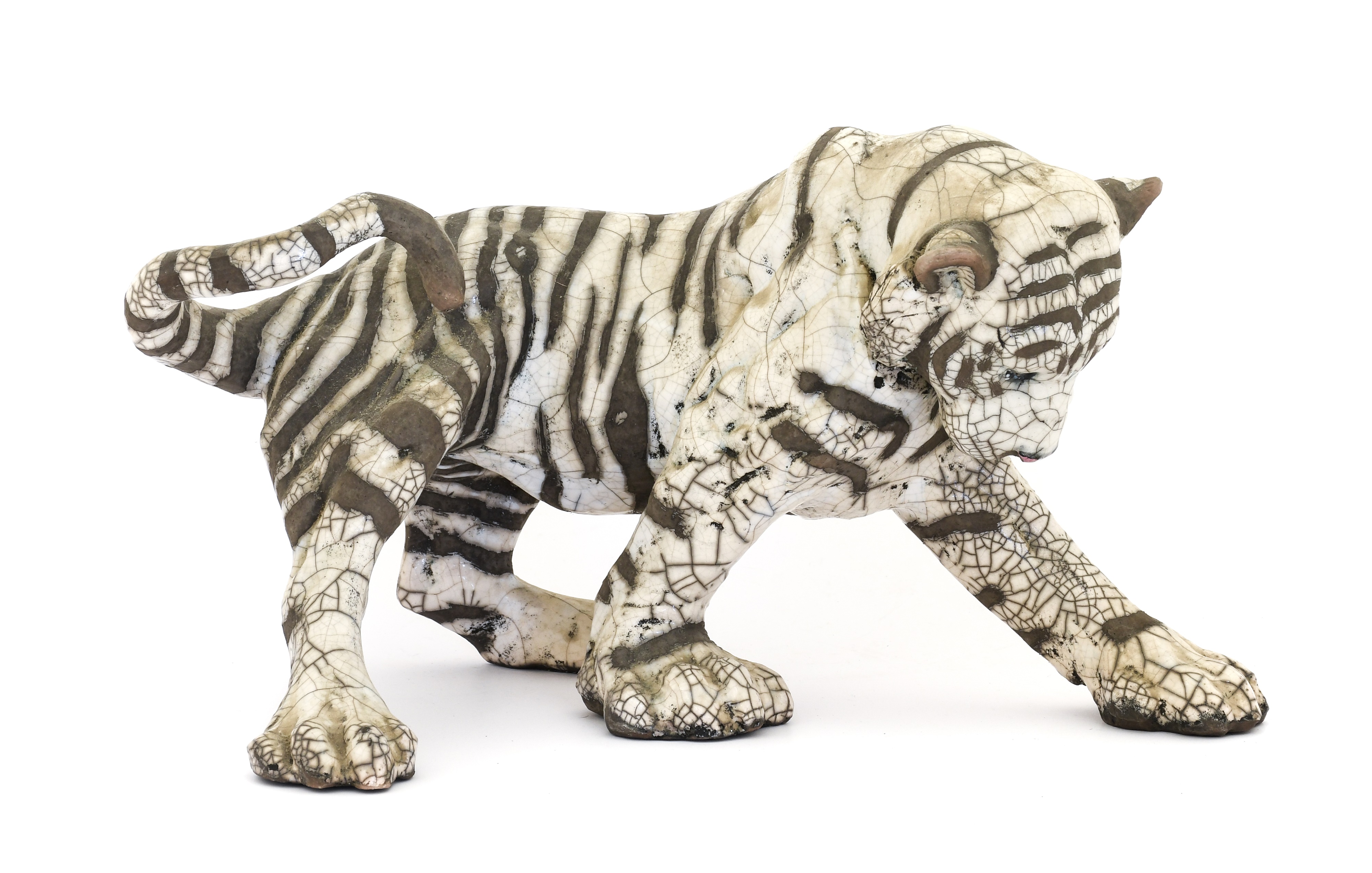 Lot 238 - Keza Rudge (1966-): Five Slipcast Raku