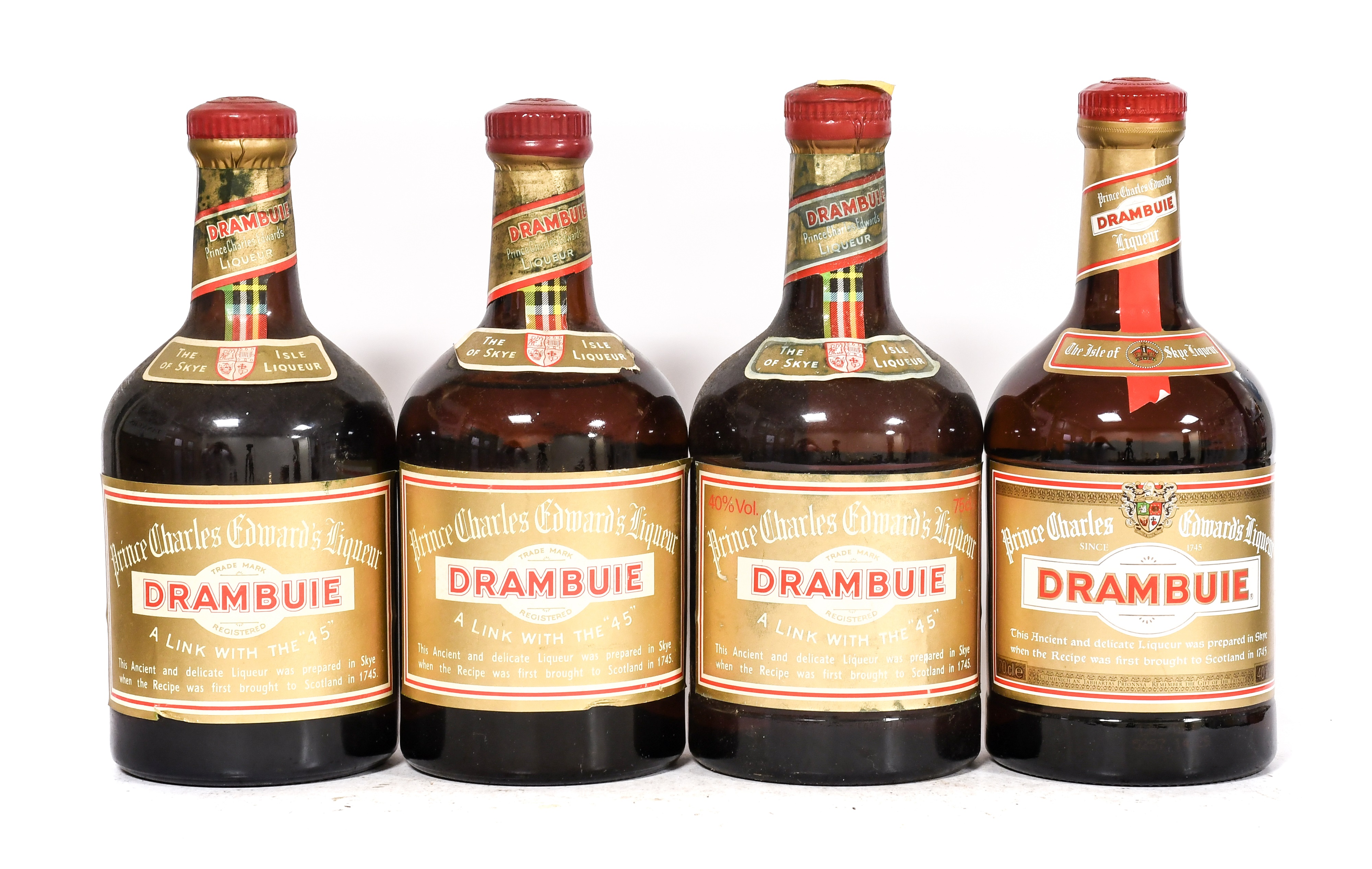 Lot 5242 - Drambuie Liqueur, 1970s, 1980s and 1990s