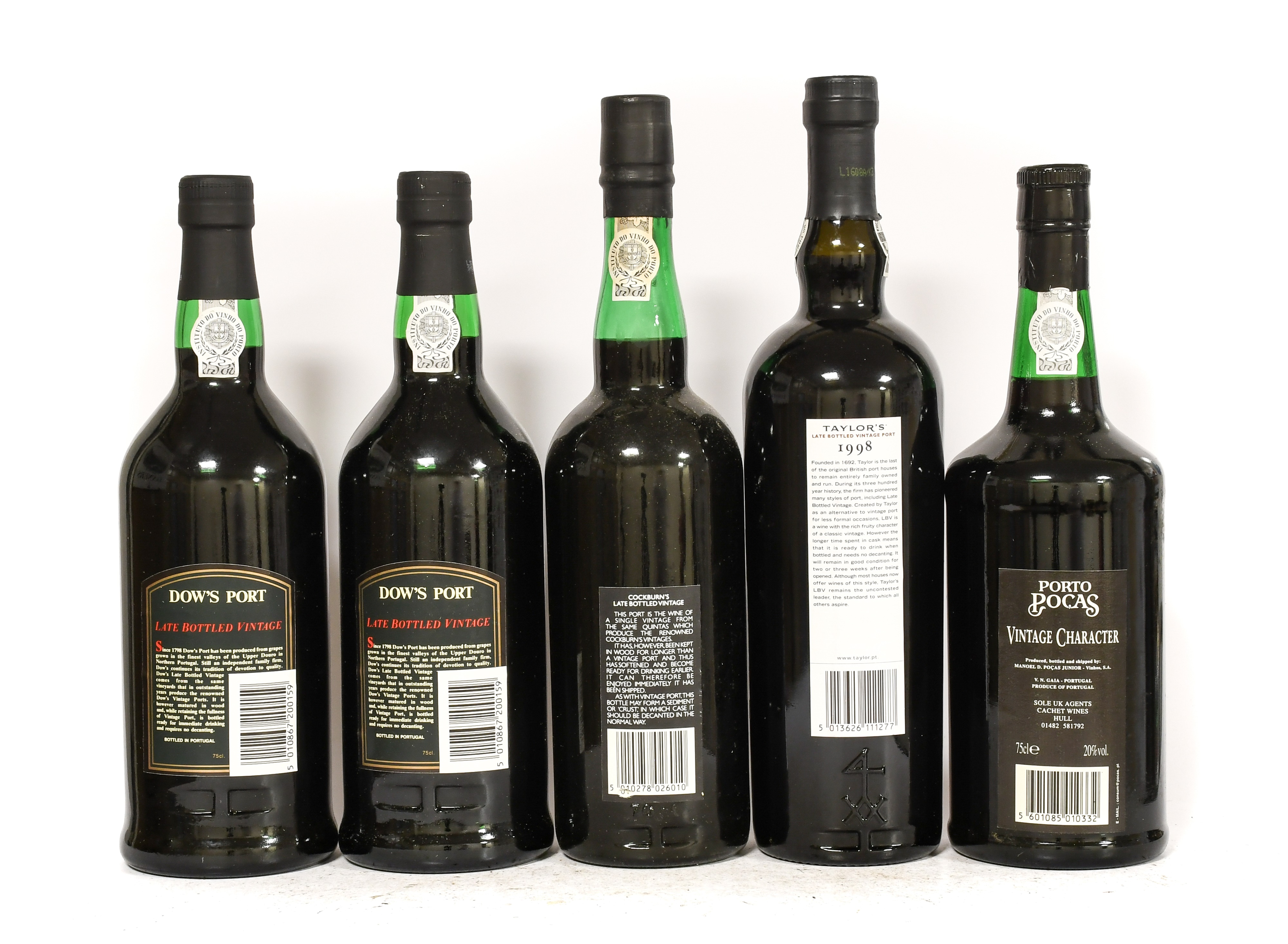 Lot 5221 - Port: a mixed parcel of ports including