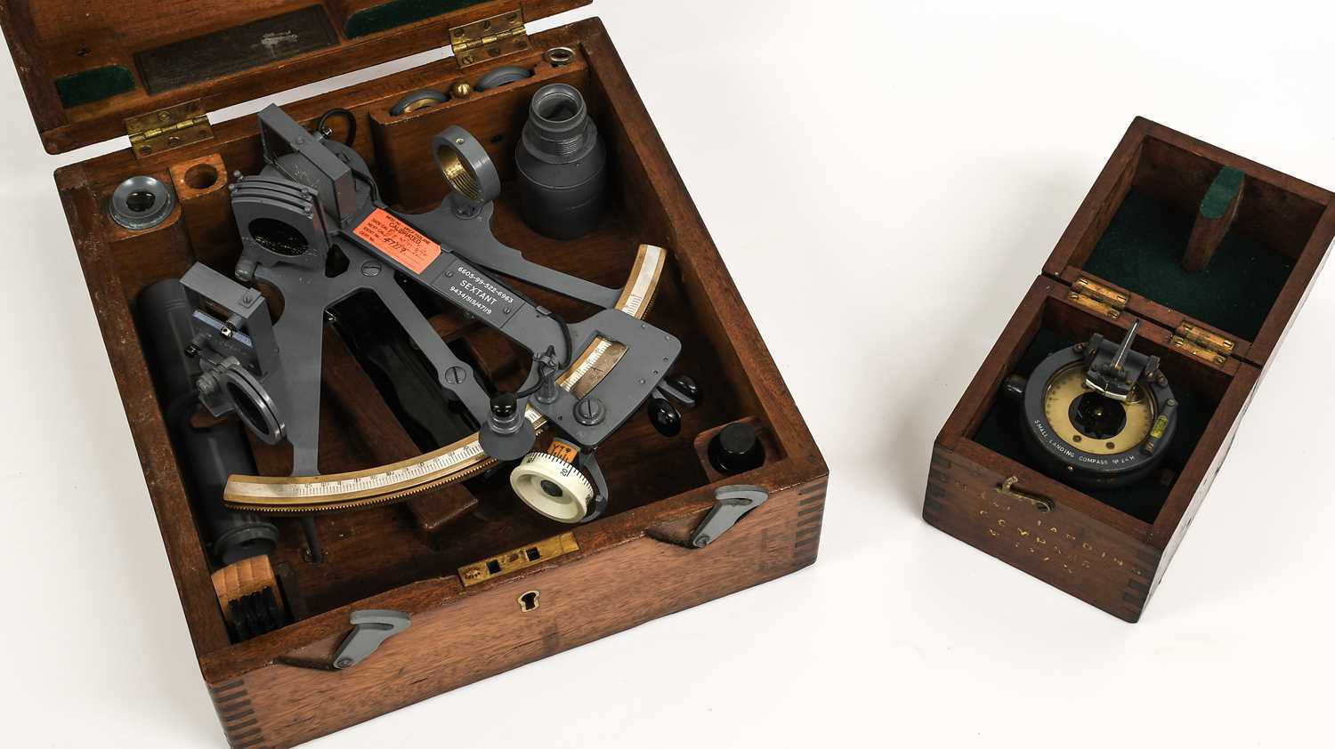 Lot 52 - A Military Issue Marine Type Sextant by H