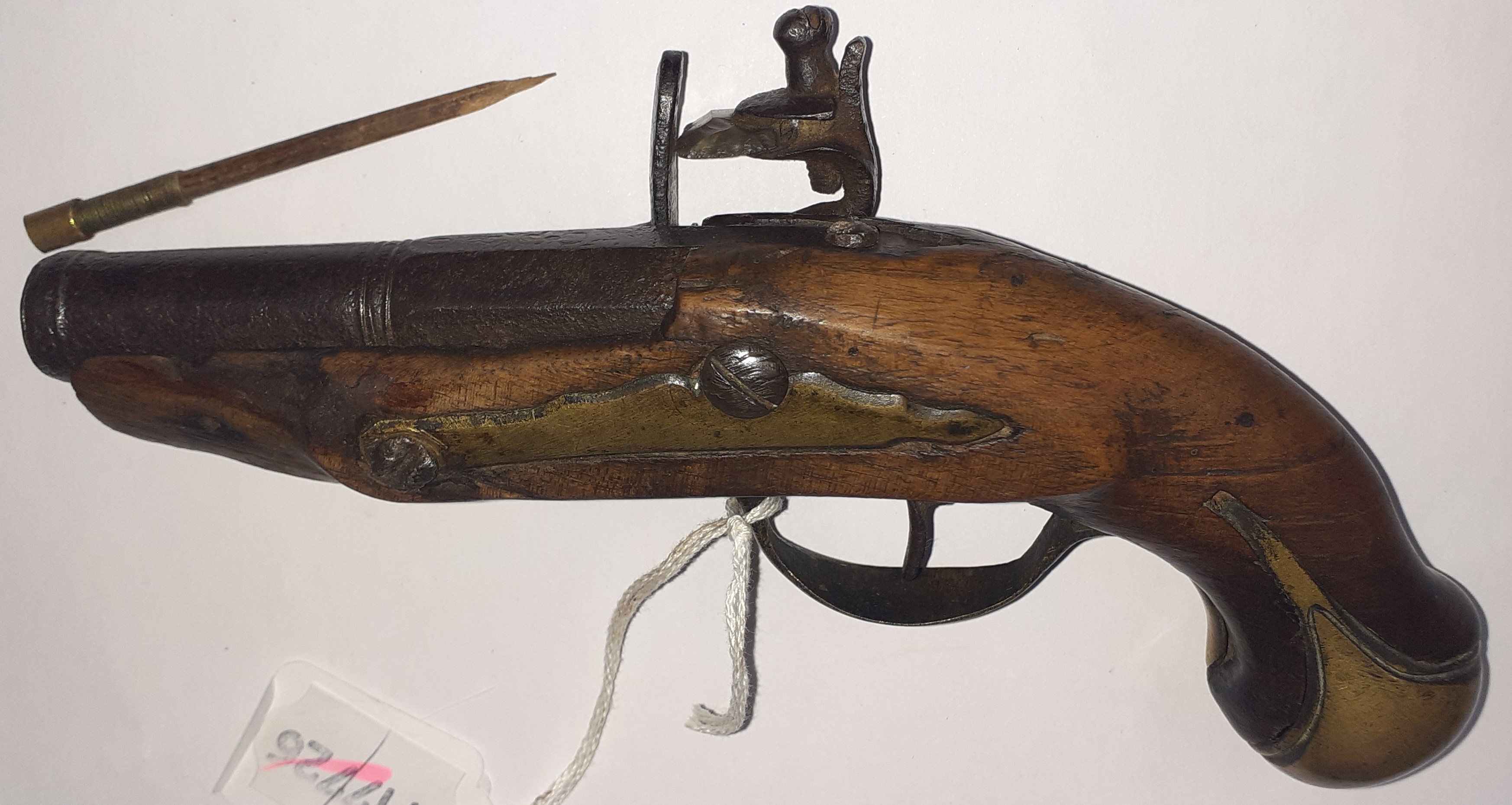 Lot 258 - An 18th Century Small Flintlock Pocket