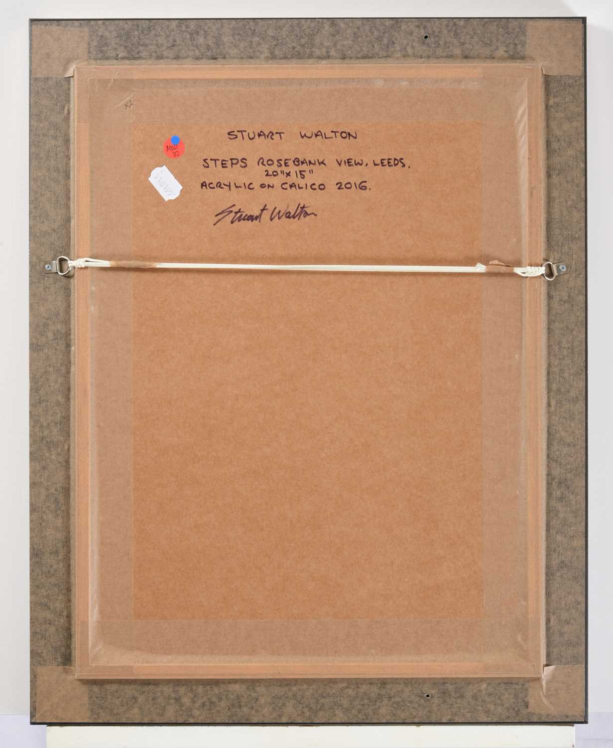 Lot 30 - Stuart Walton (b.1933) "Steps, Rosebank View,